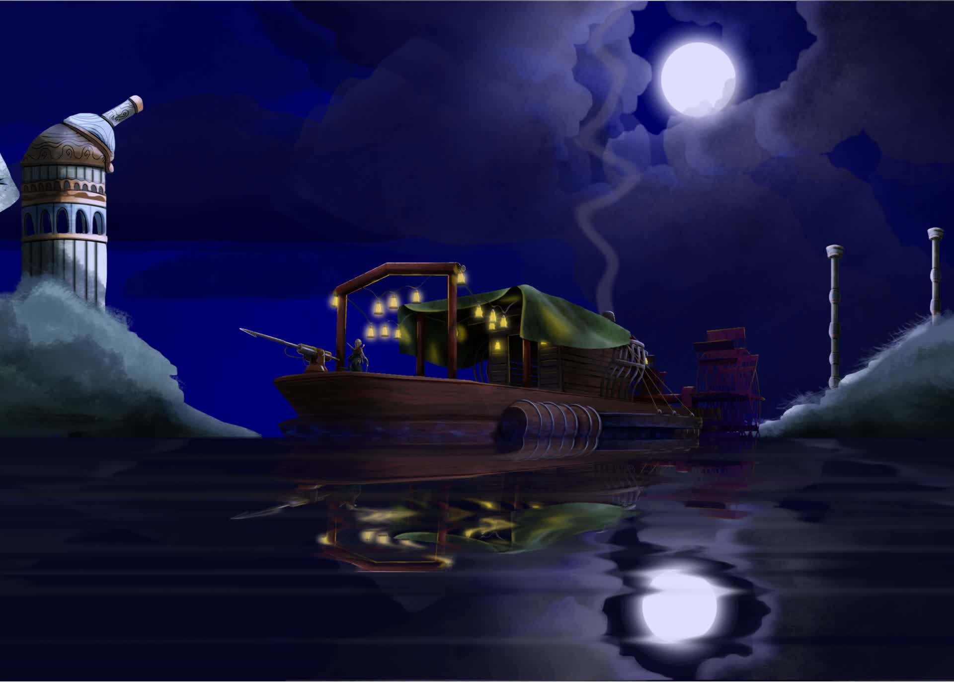 ArtStation - Animated Riverboat