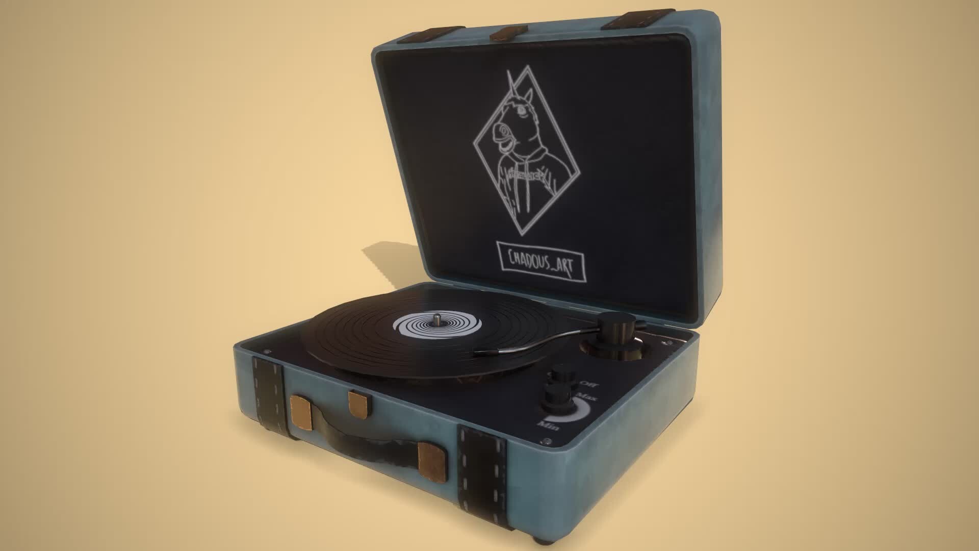 ArtStation - Stylized Vinyl Player