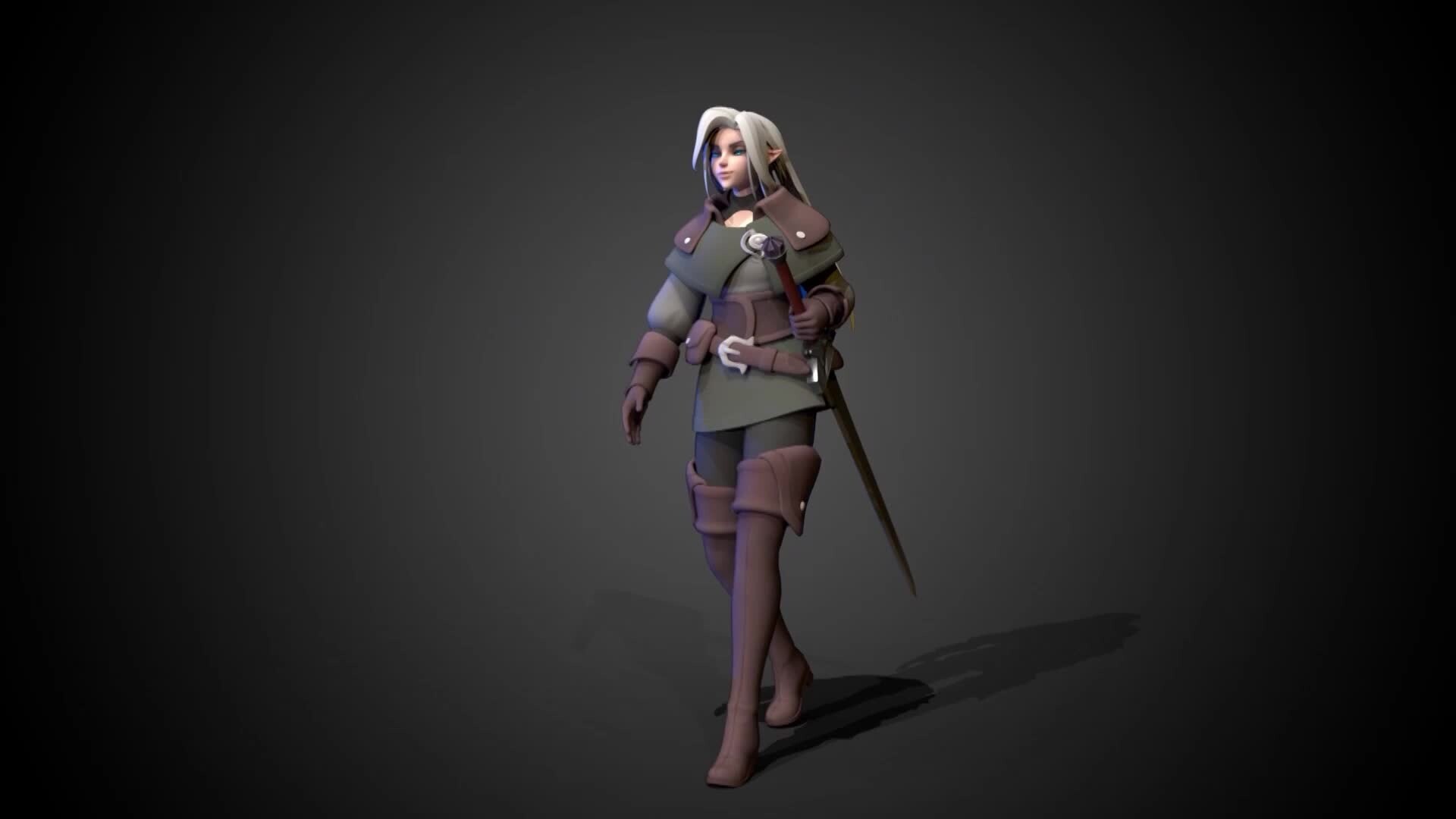 ArtStation - Walk Cycle