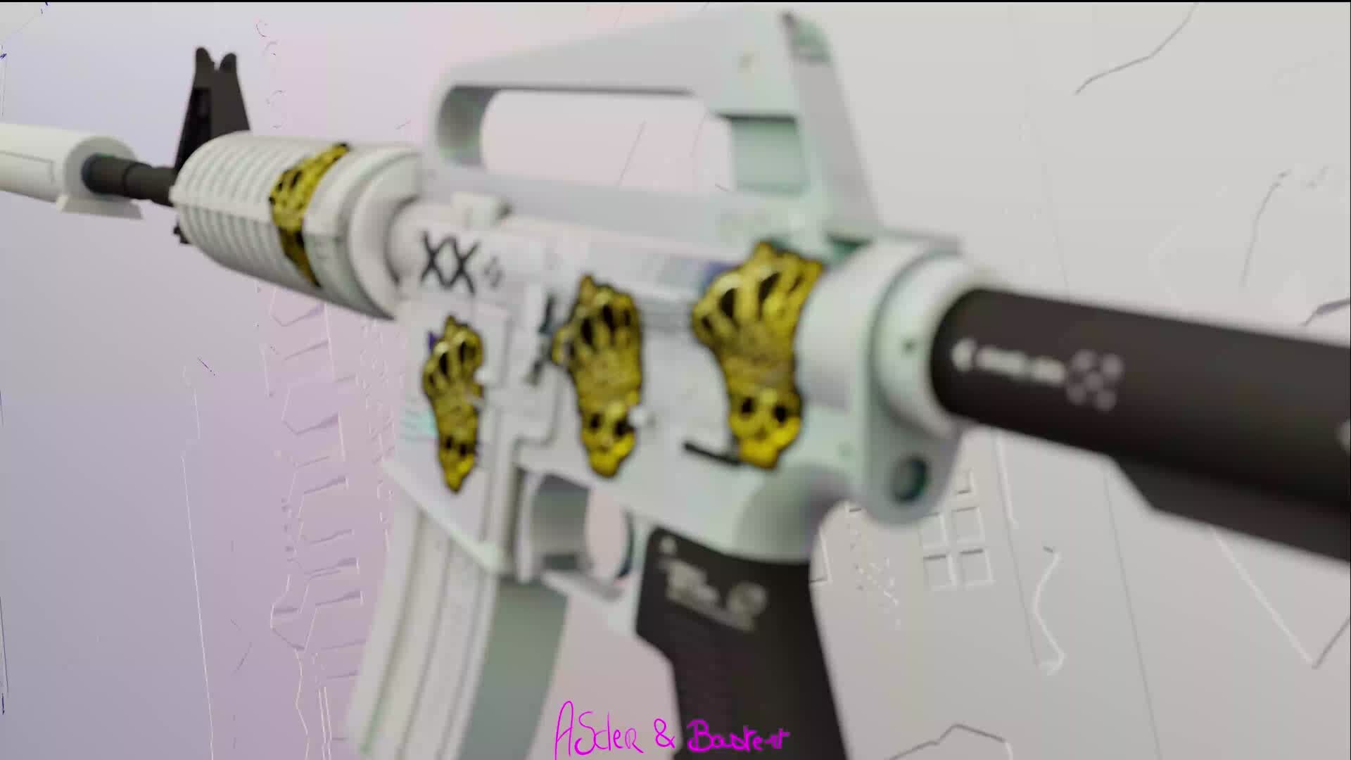 ArtStation - animated Exploded view of M4 printstream