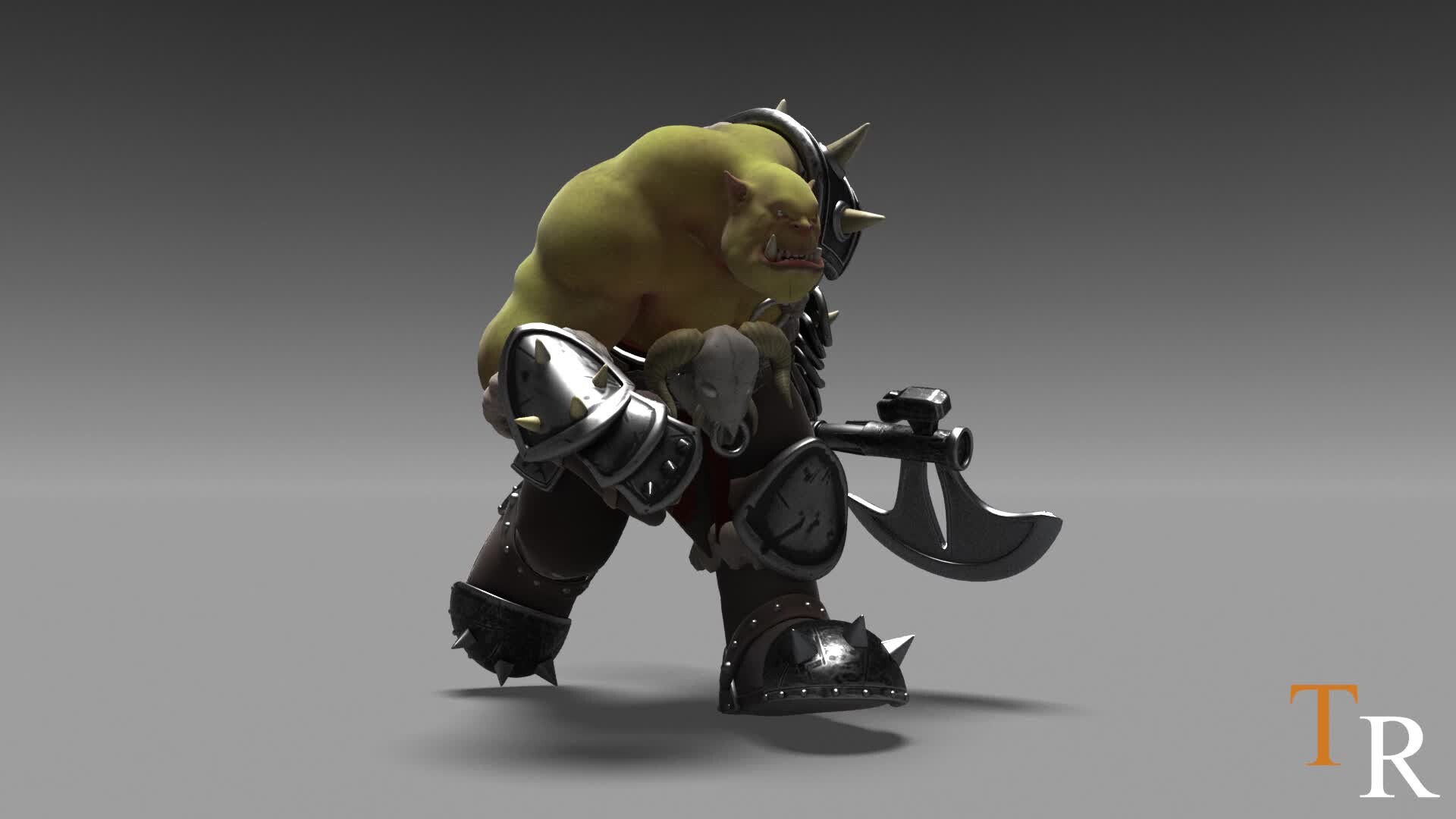 ArtStation - Gameplay Animation Orc Run Cycle