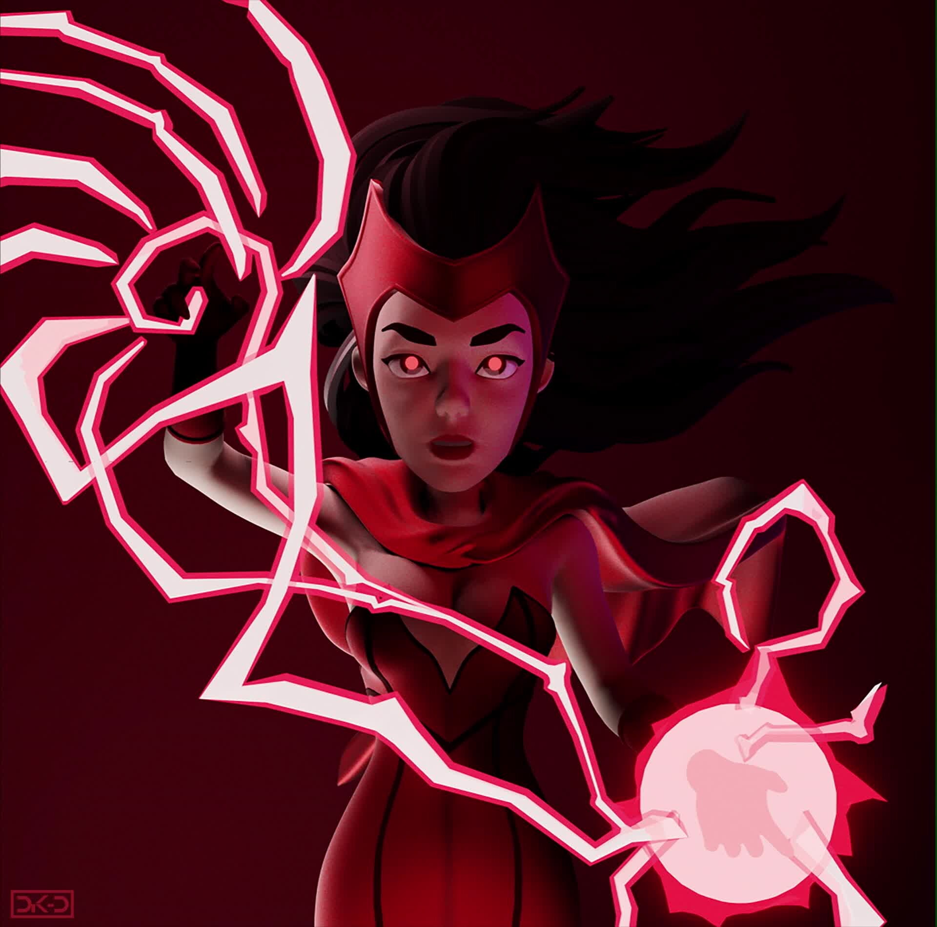 ArtStation - Scarlet Witch - Wanda Maximoff
