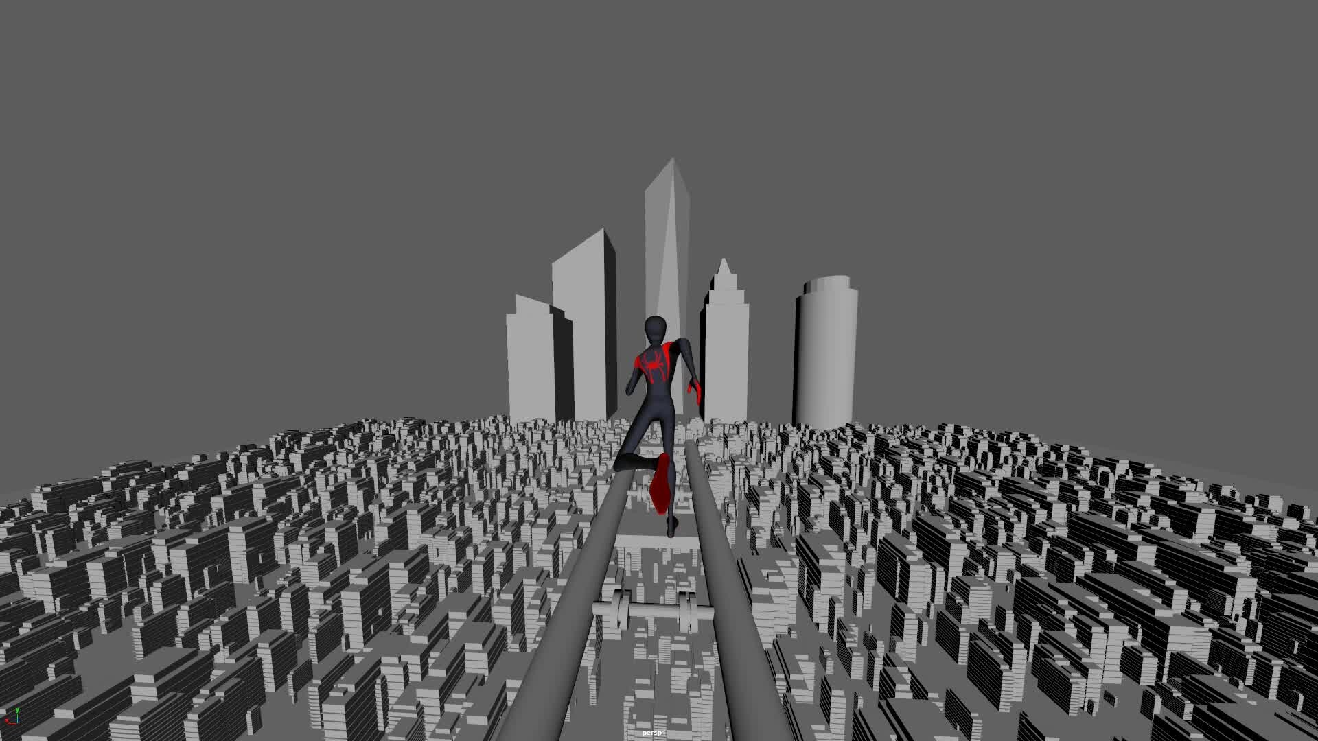 ArtStation - Miles Morales Backflip Animation Test