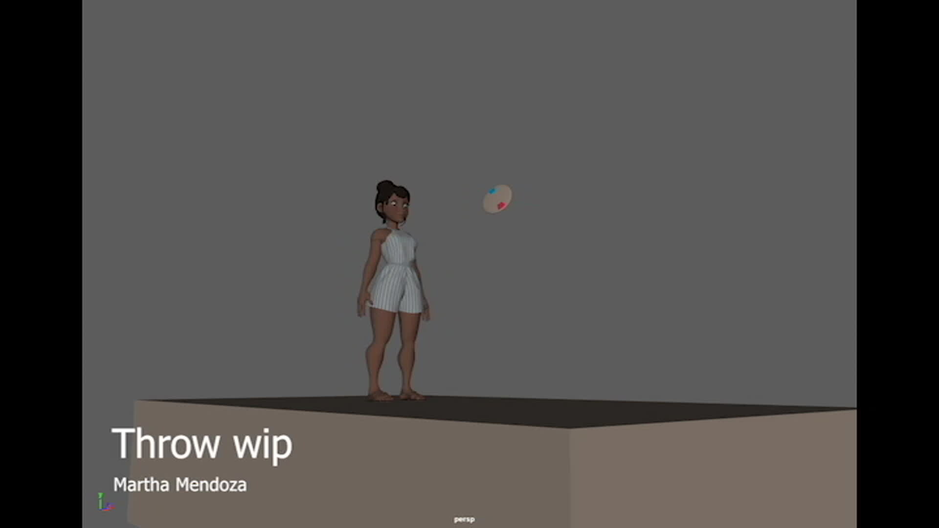 ArtStation - Frisbee Throw WIP