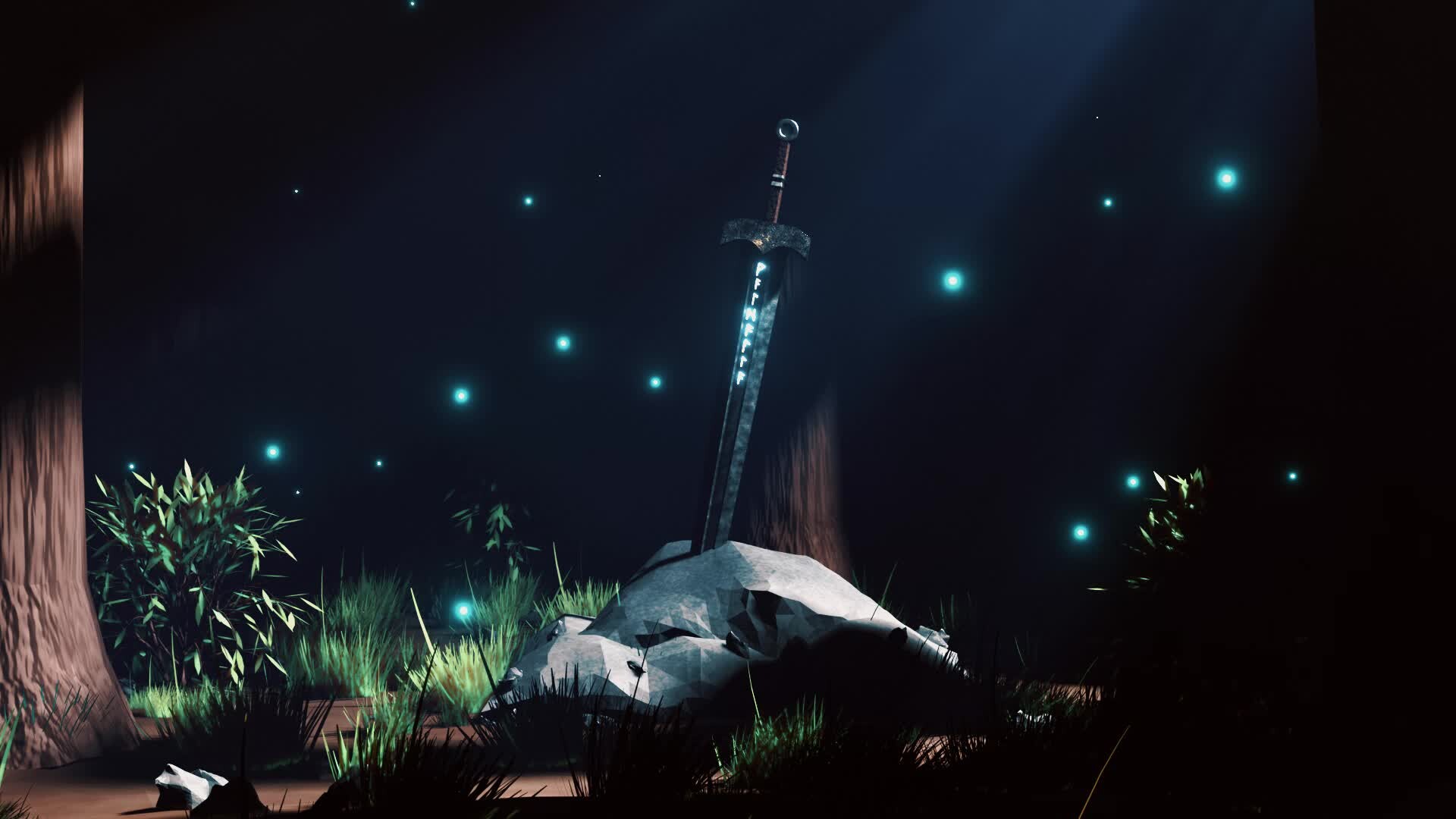 ArtStation - Sword in the rock