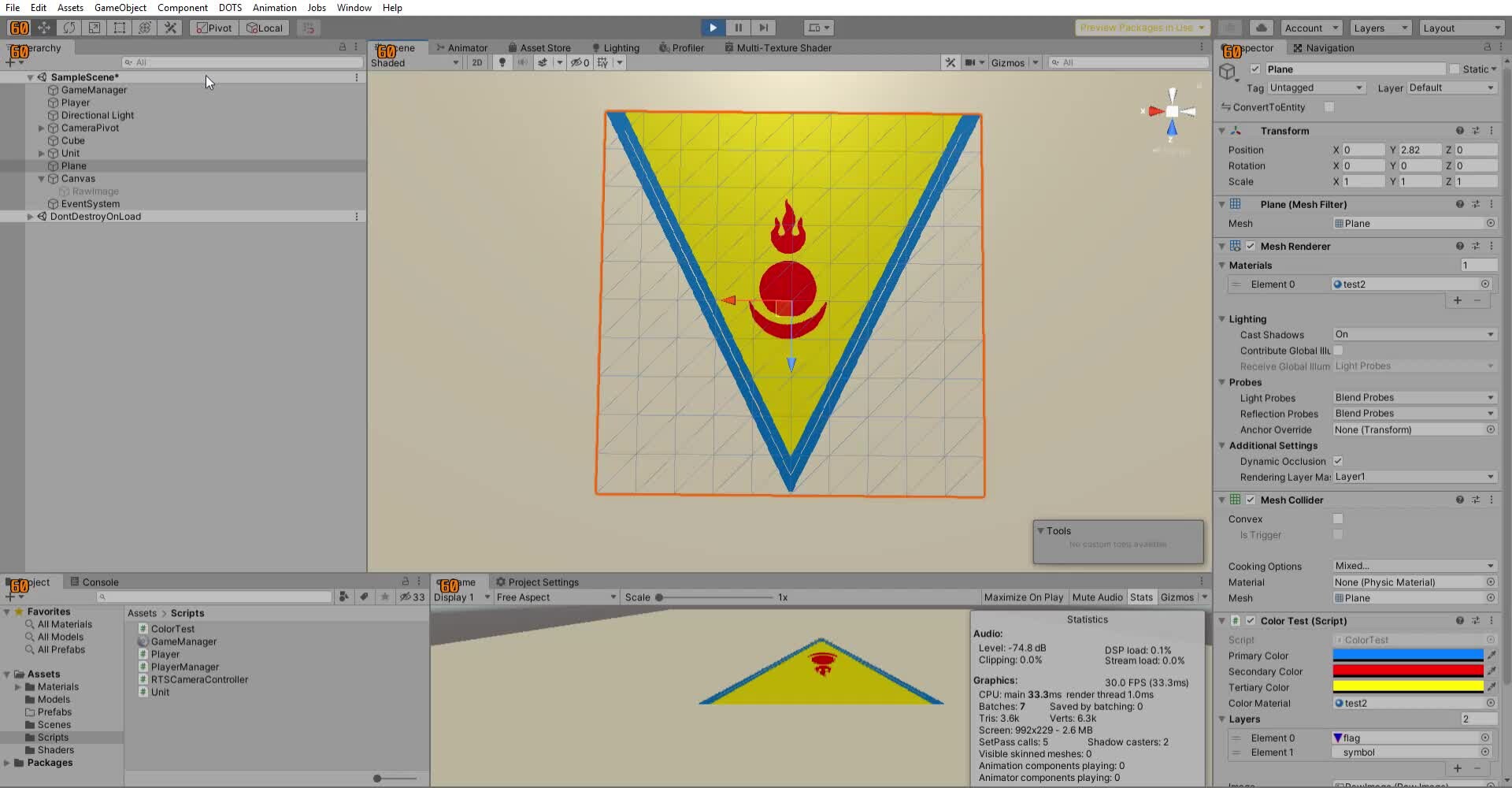 ArtStation - Custom flag colours in Unity