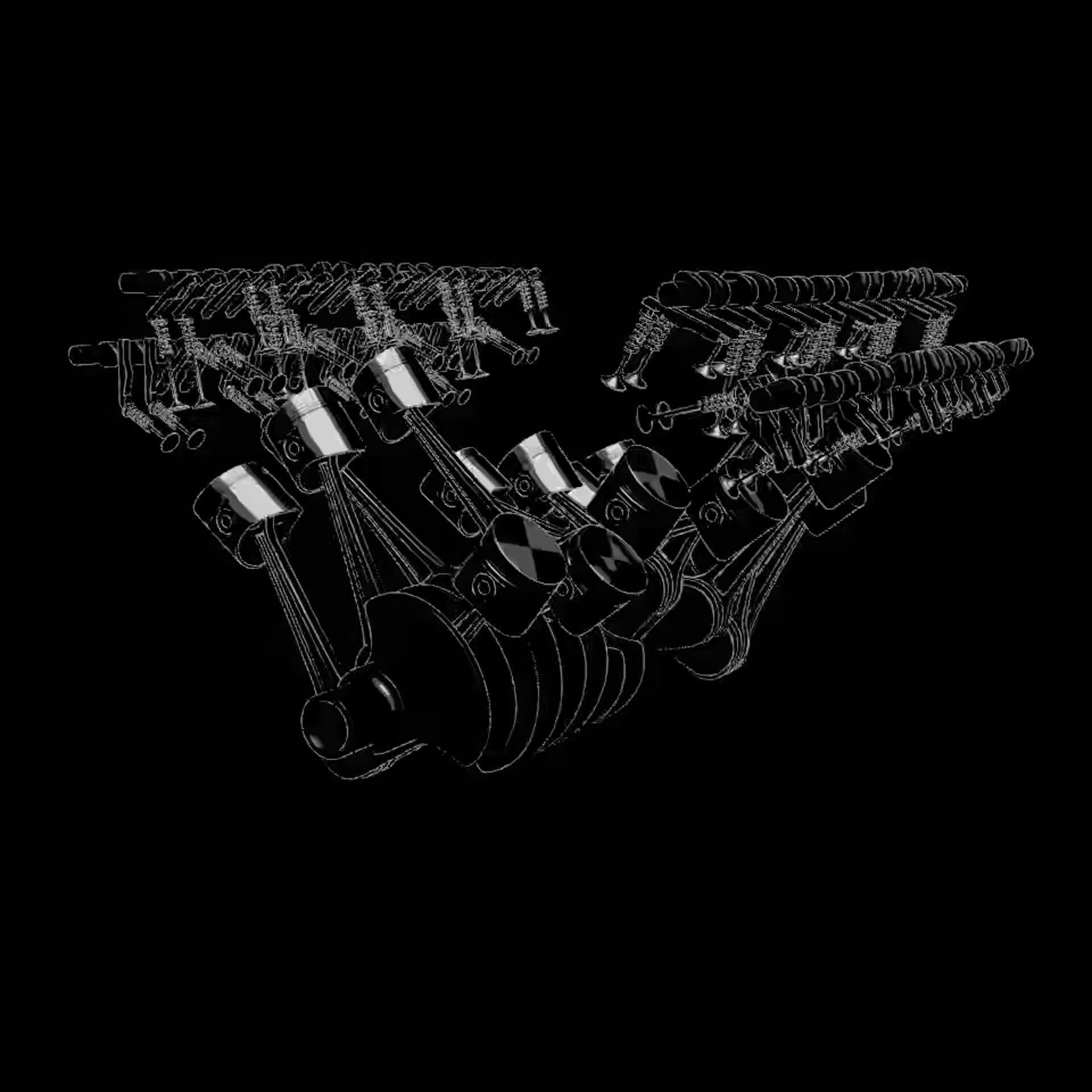 ArtStation - W16 Engine Animation