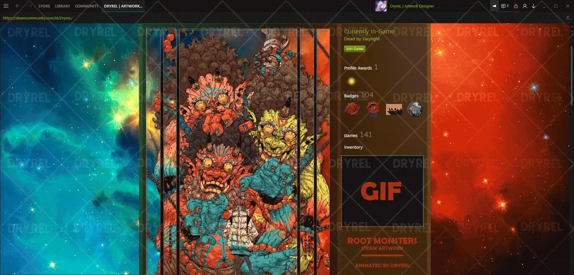 ArtStation - Root Monsters | Animated Steam Artwork