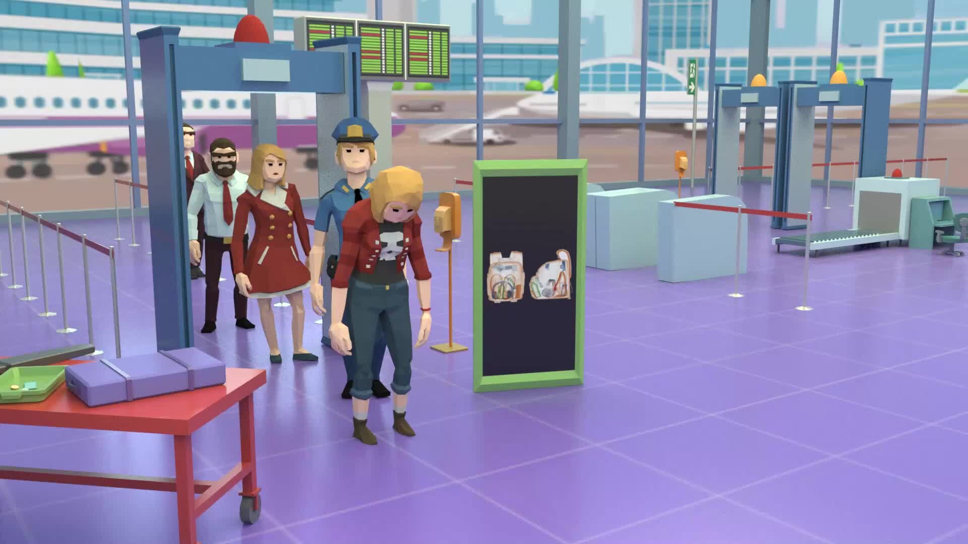 ArtStation - Airport Modeling / Character Animation