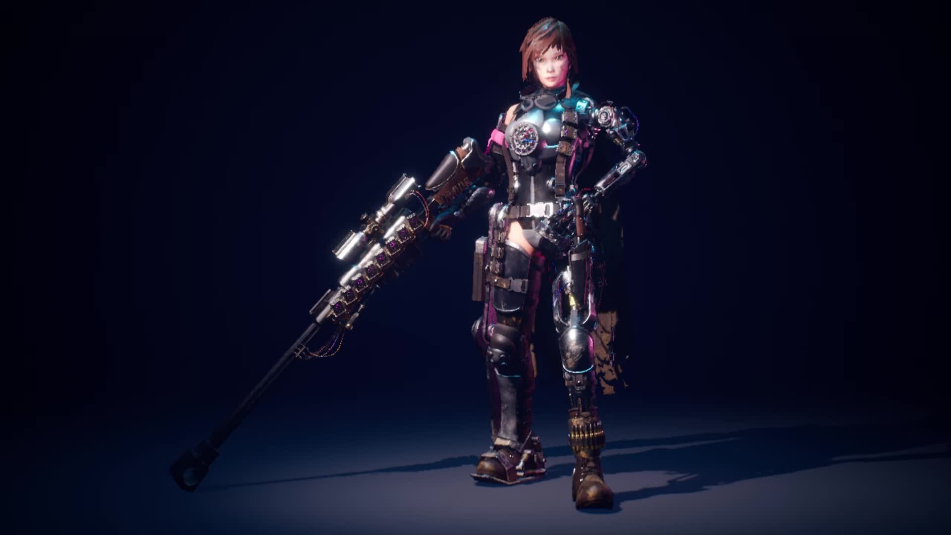 ArtStation - Sci-fi Female Sniper
