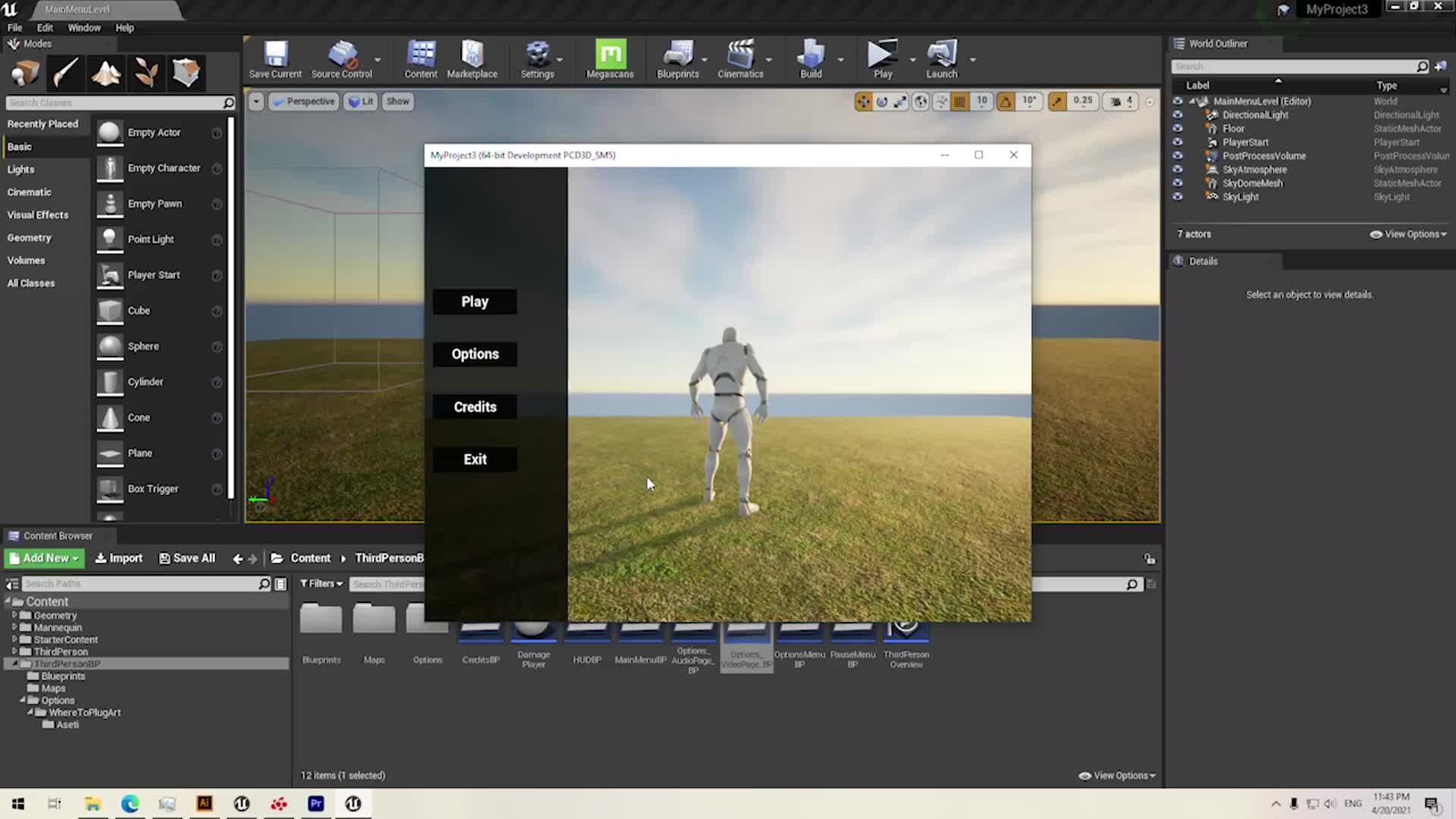 ArtStation - UE4 Study Settings