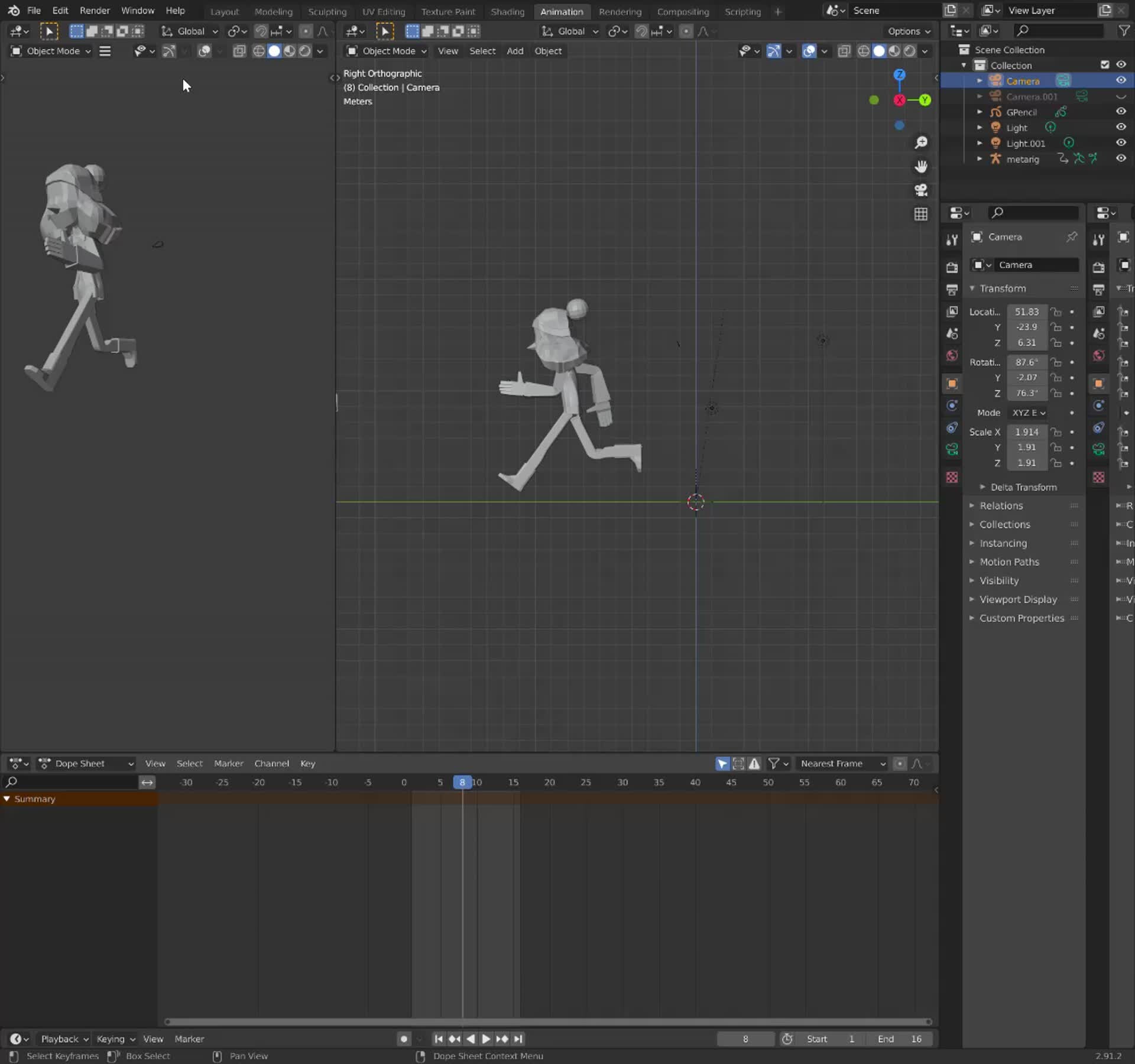 ArtStation - In Process: Walk animations