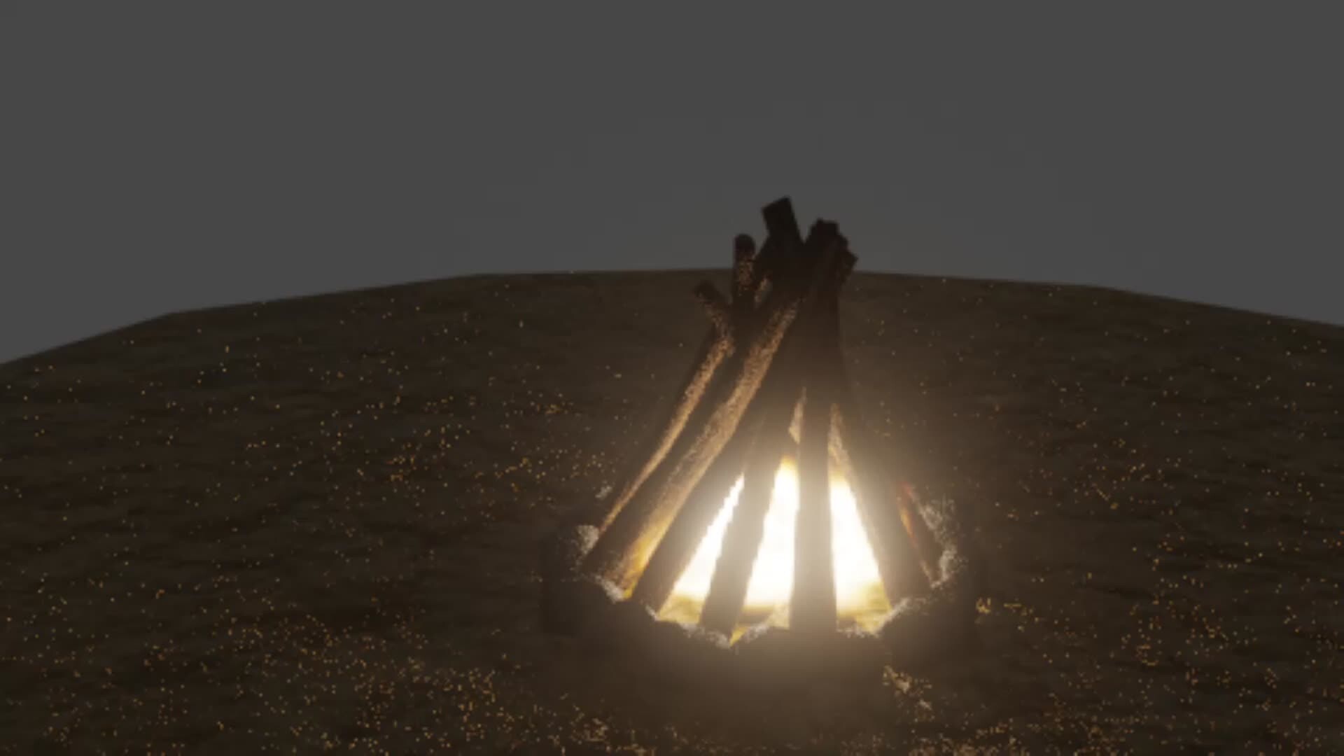 ArtStation - campfire animation 3D