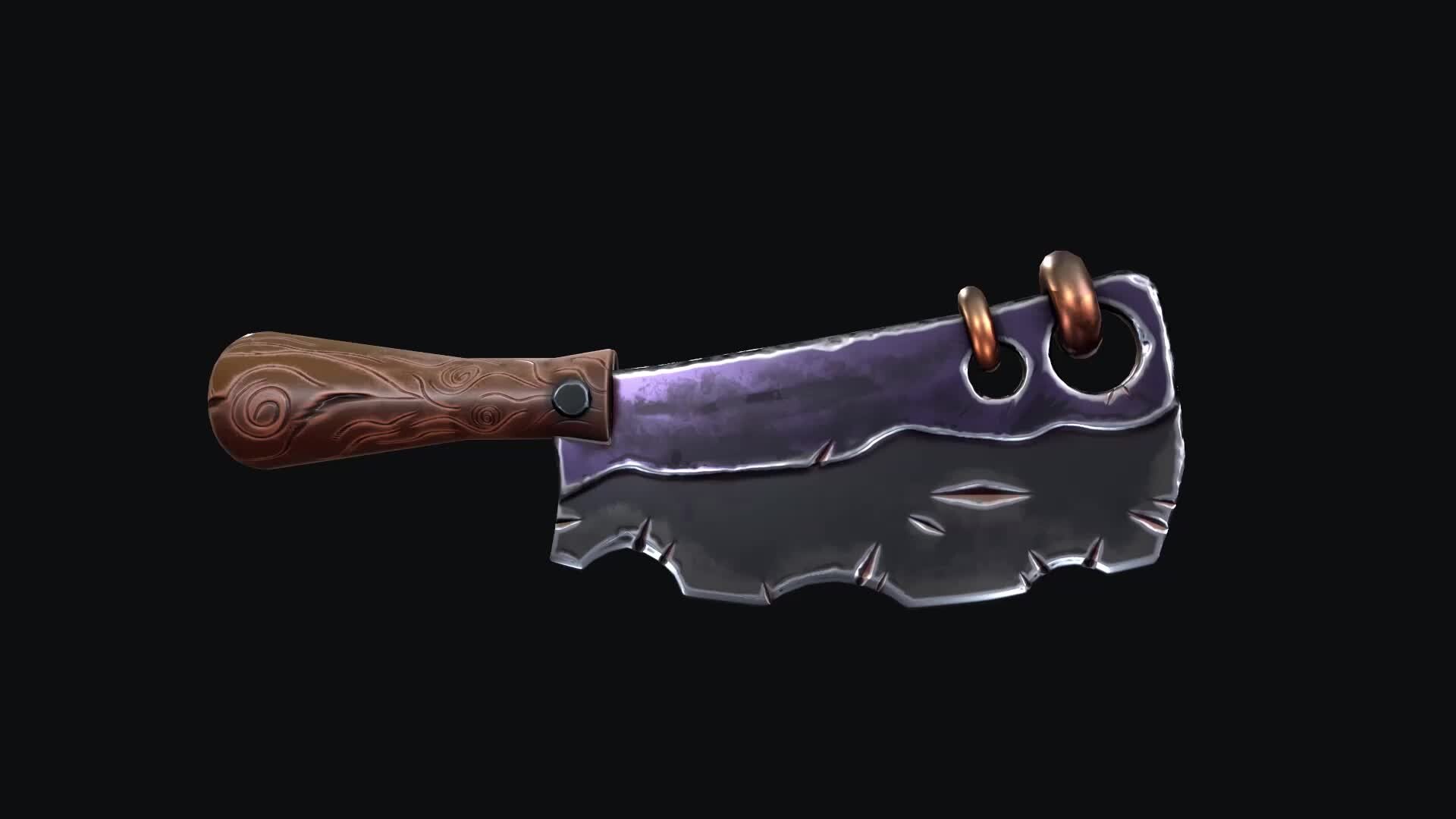 ArtStation - Game Ready Butcher Knife