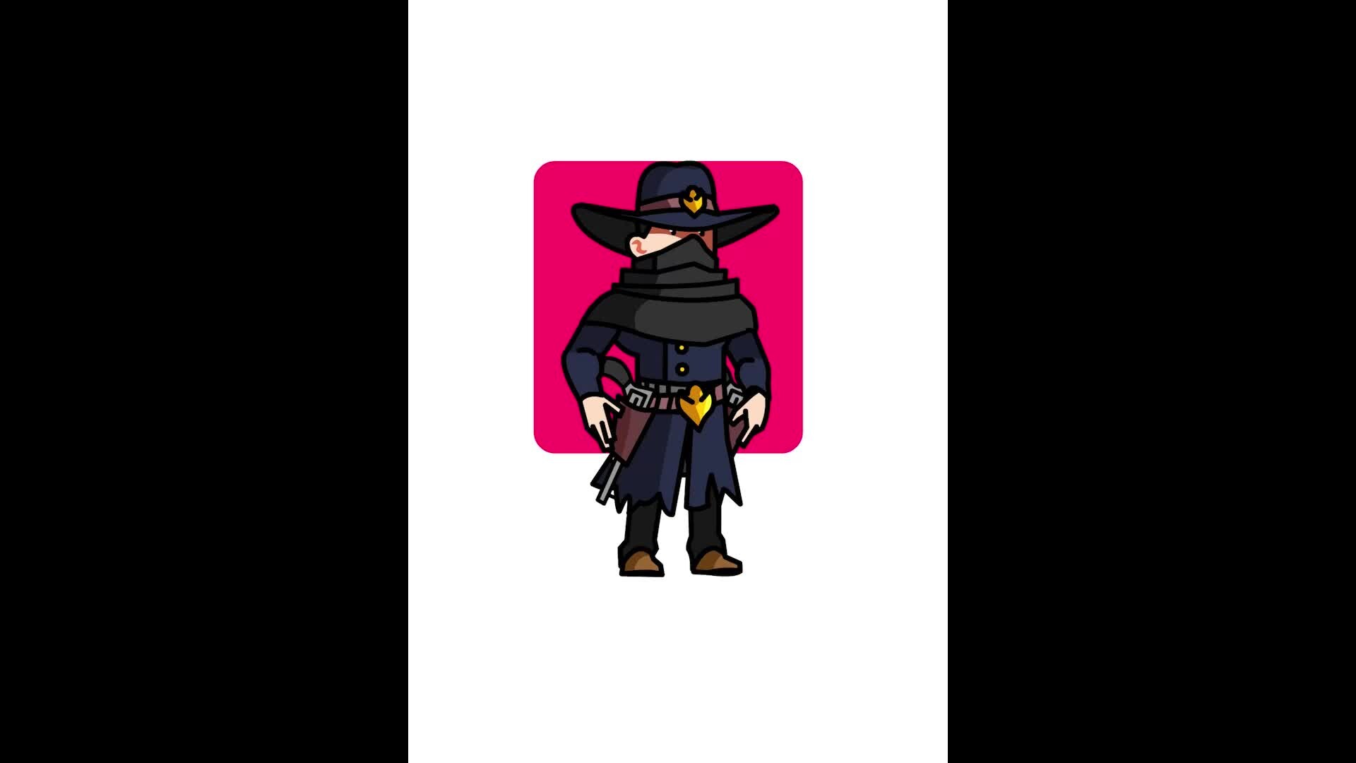 ArtStation - Cowboy - 2D animation