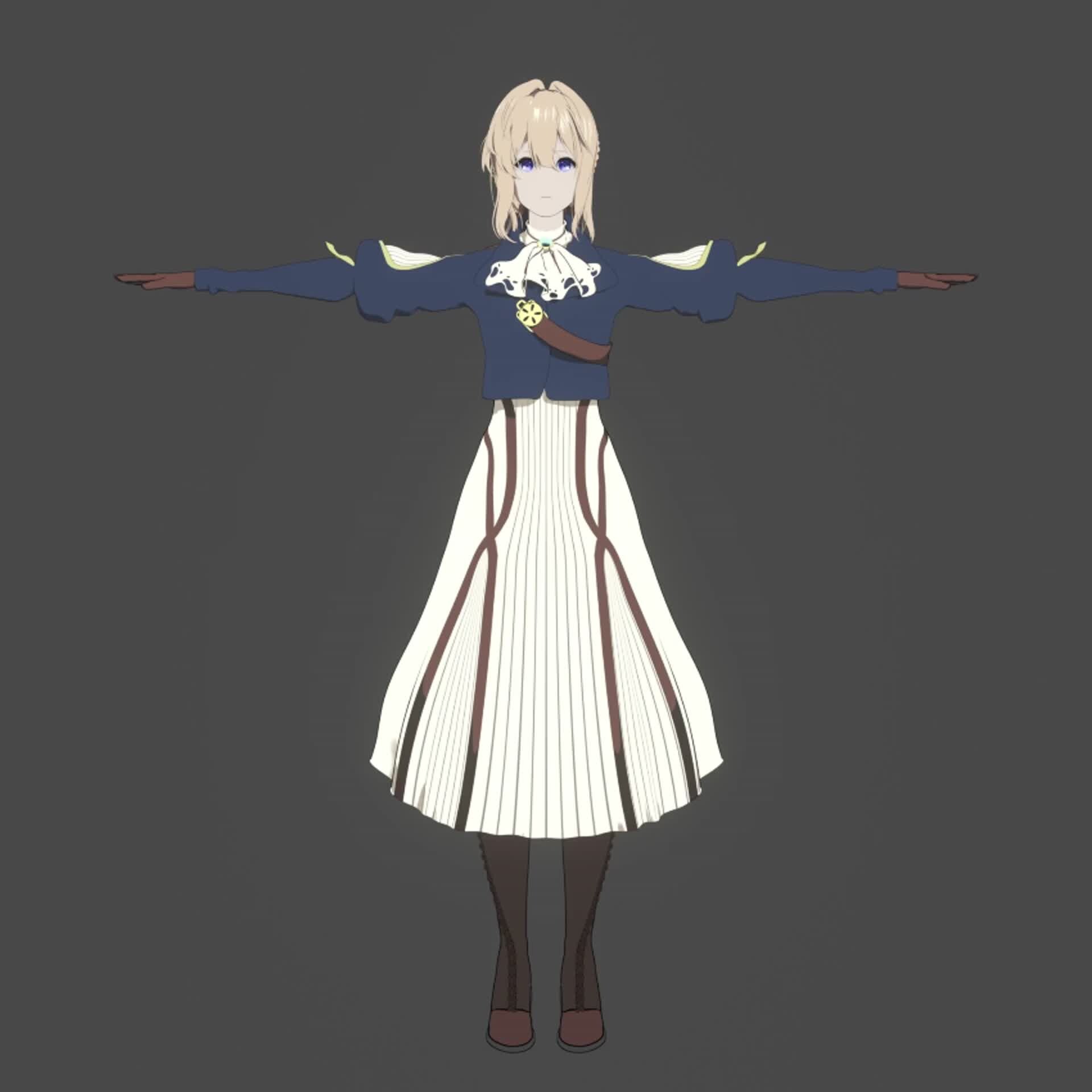 ArtStation - Violet Evergarden 3d model