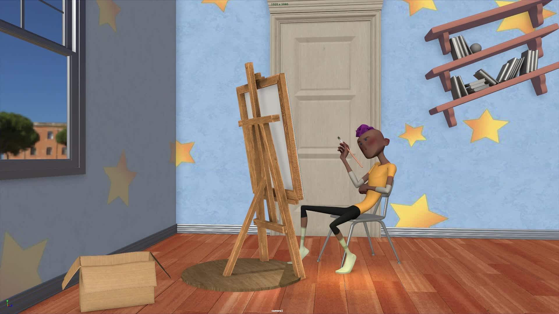 ArtStation - stand up animation