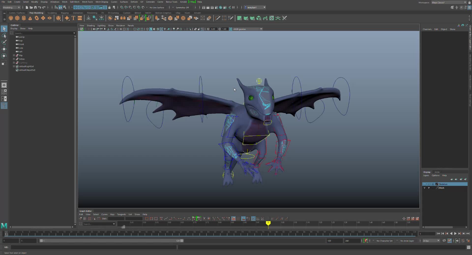 ArtStation - Blue Dragon Rig