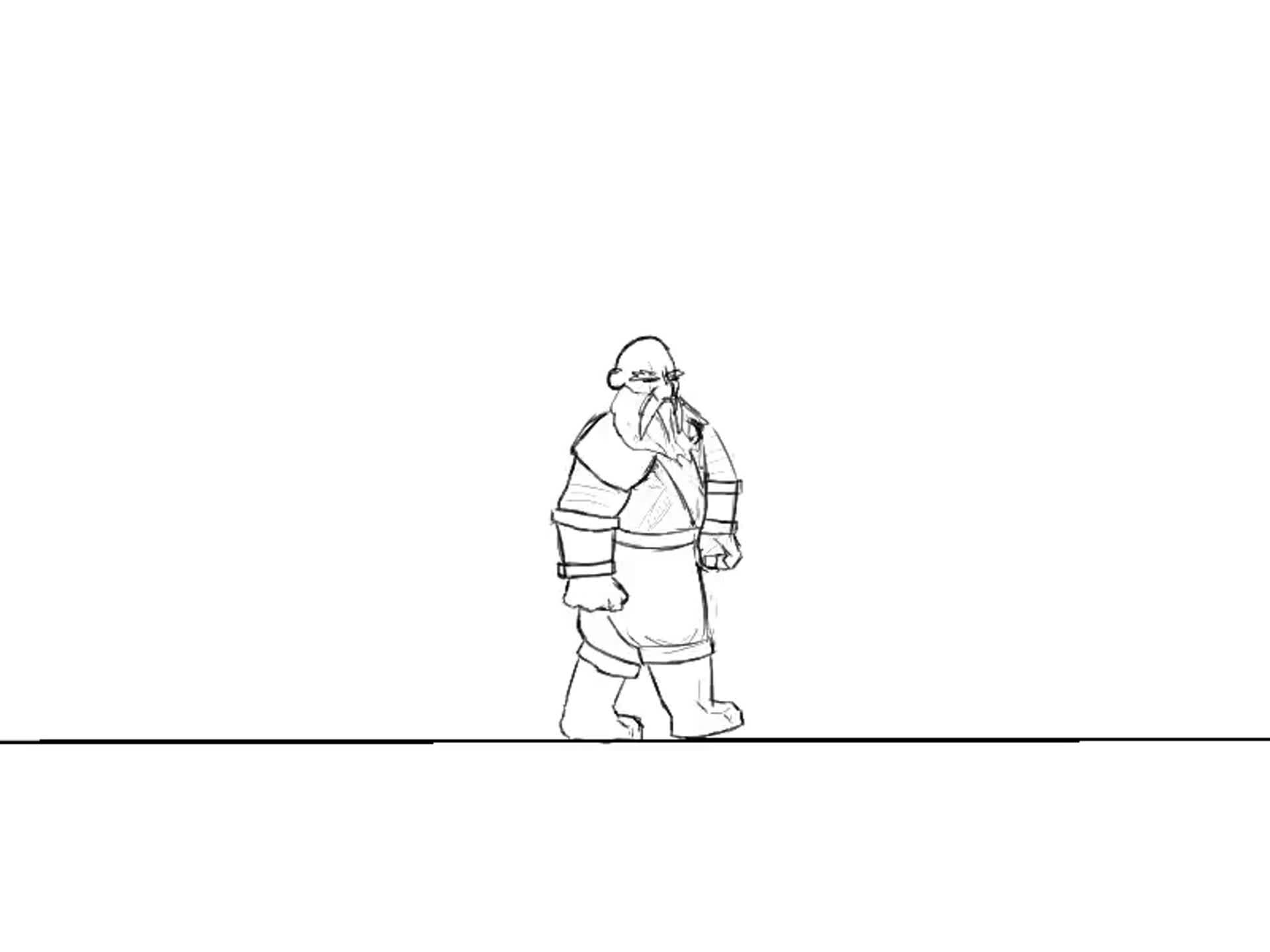 ArtStation - Dwarf Walk Cycle