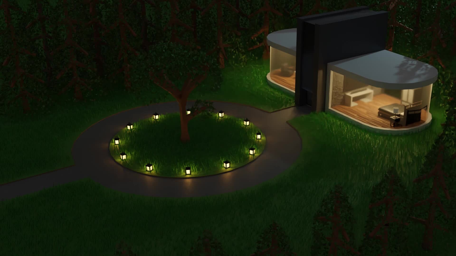 ArtStation - Modern House Animation