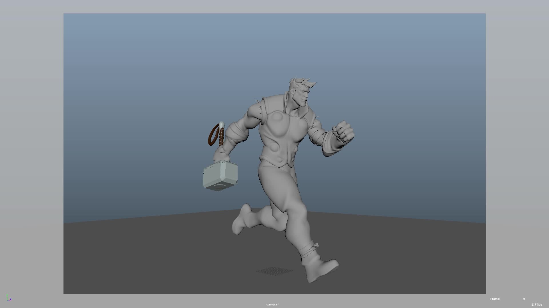 ArtStation - Thor Rig study animations