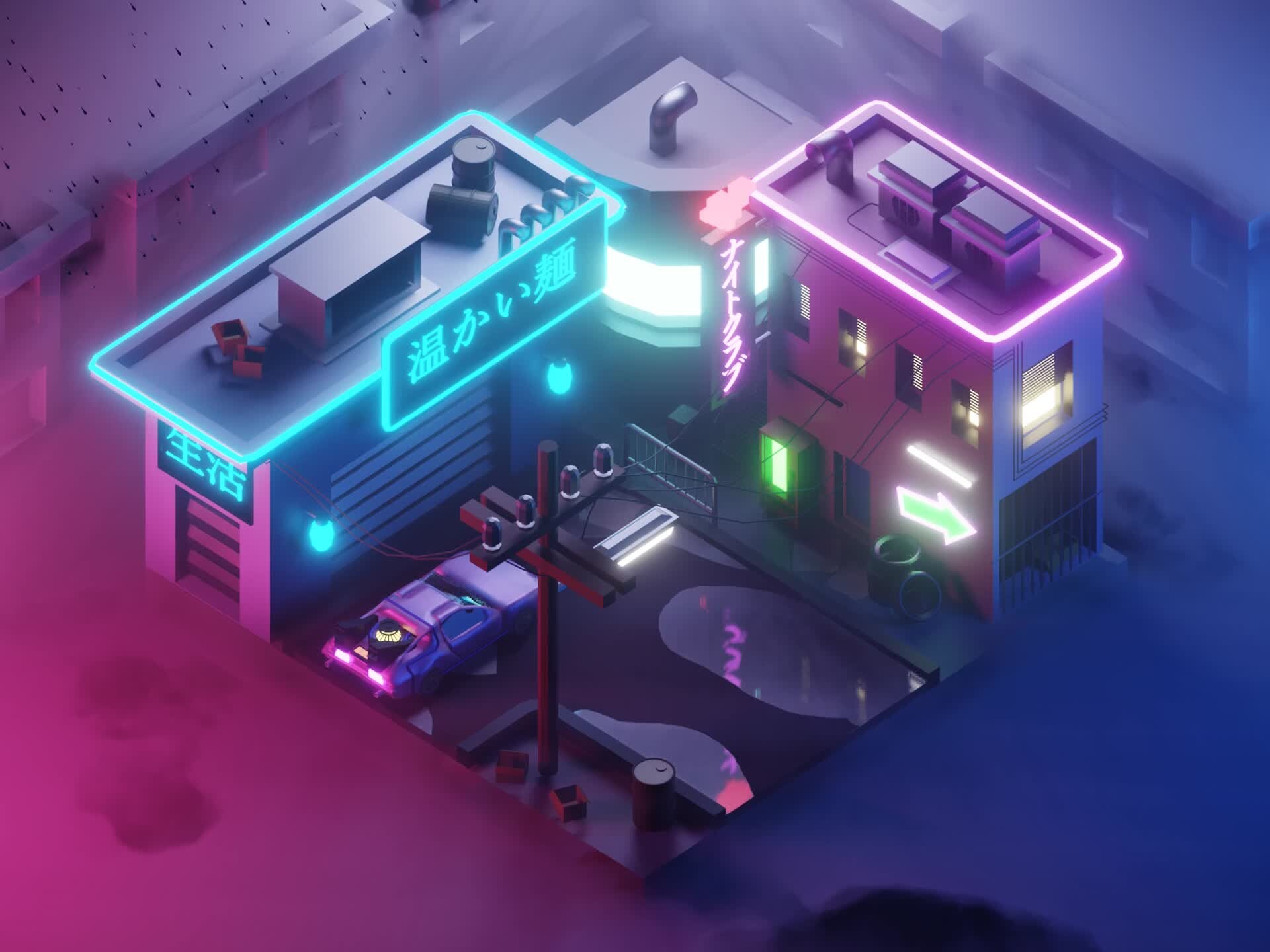 ArtStation - Cyberpunk Corner