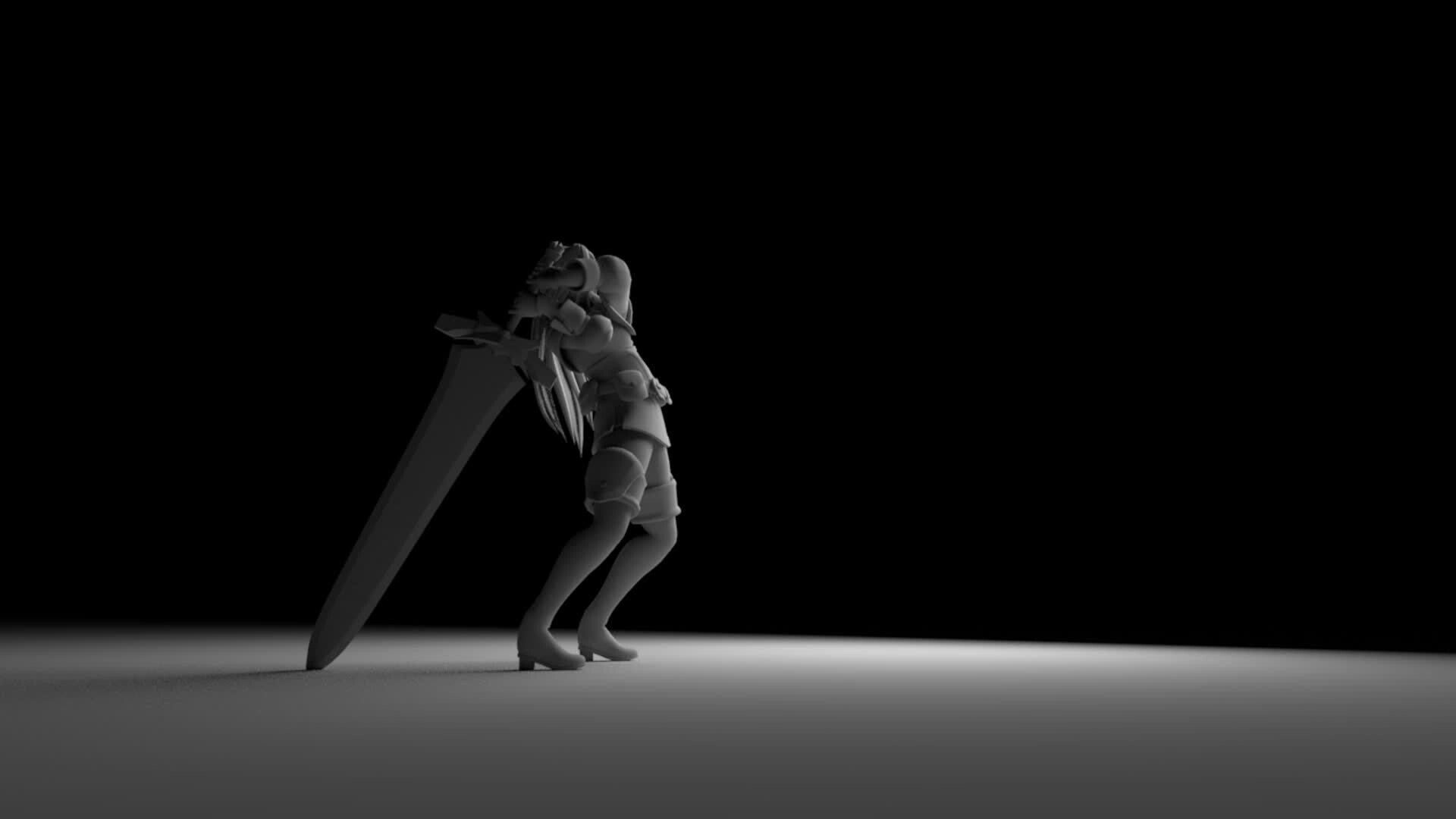 ArtStation - Buster Sword Animation