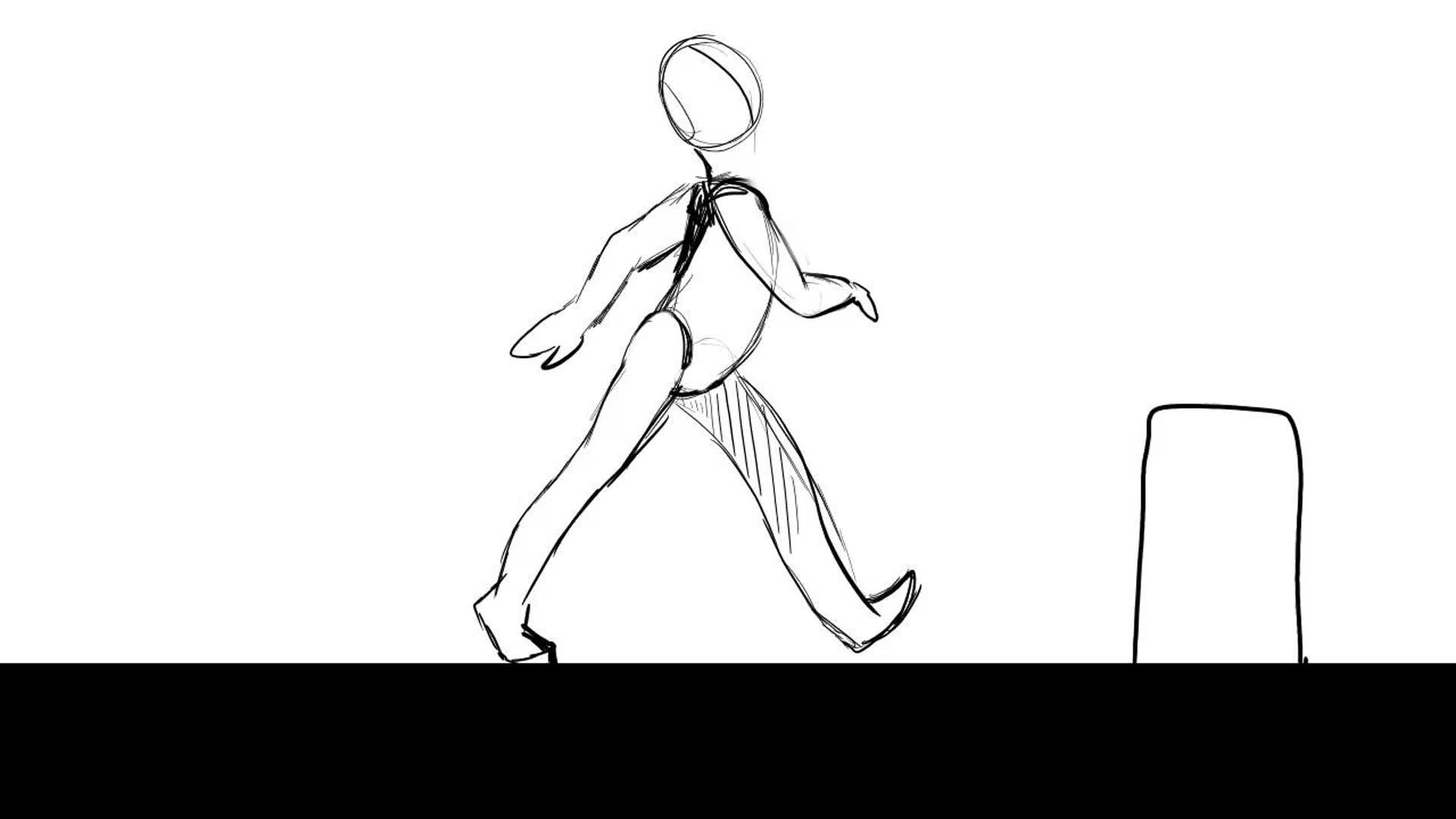 ArtStation - 2D Animation - Walk Cycle Bipedal