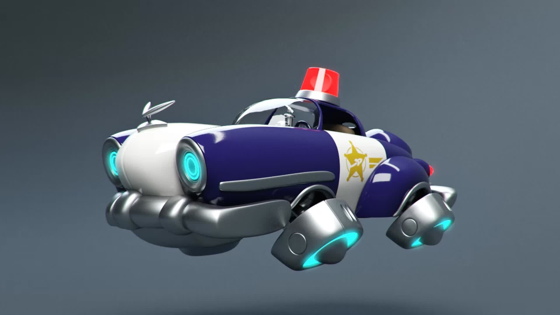 ArtStation - Stylized Police Car