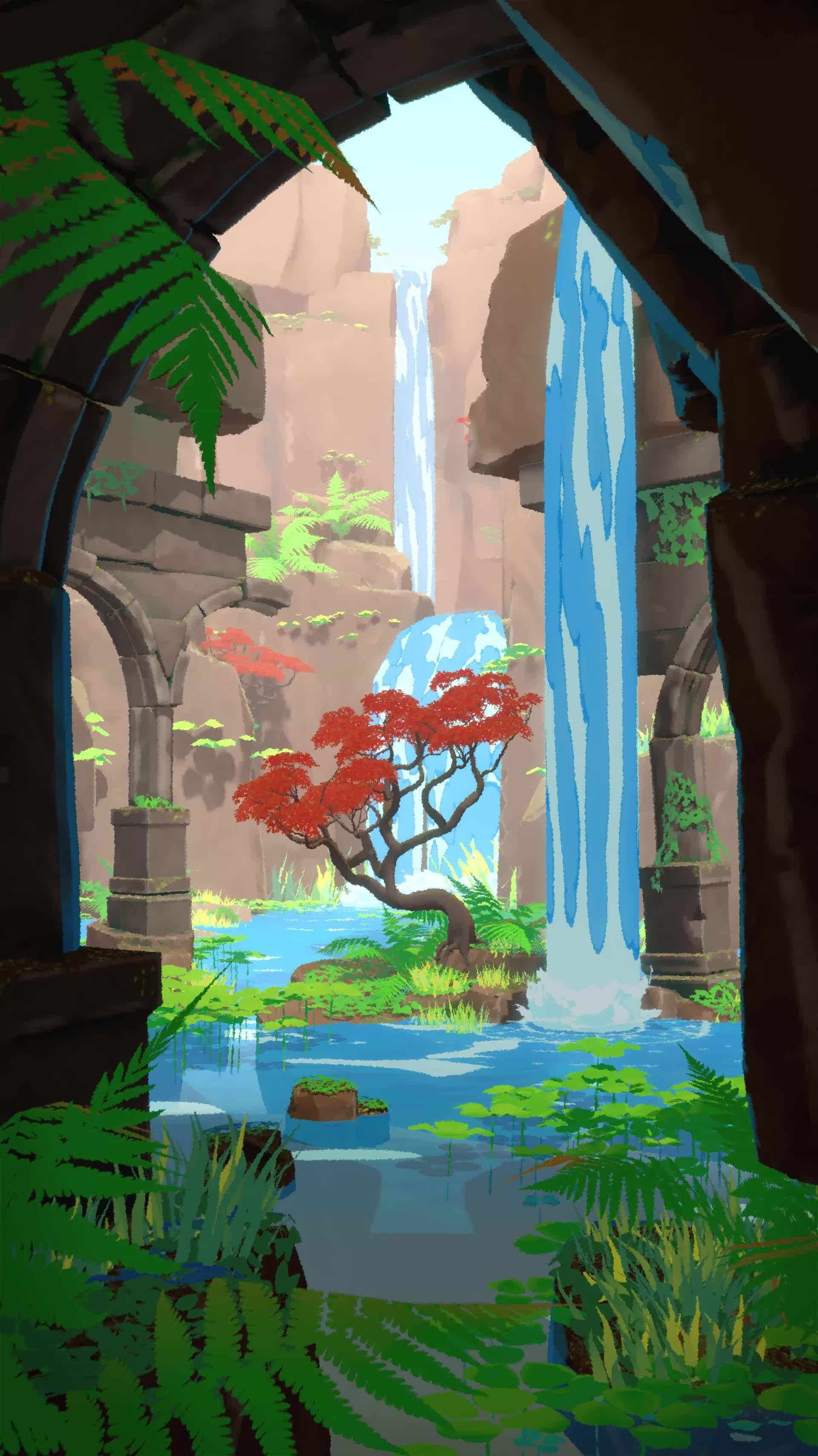 ArtStation - Waterfalls - Visual Development