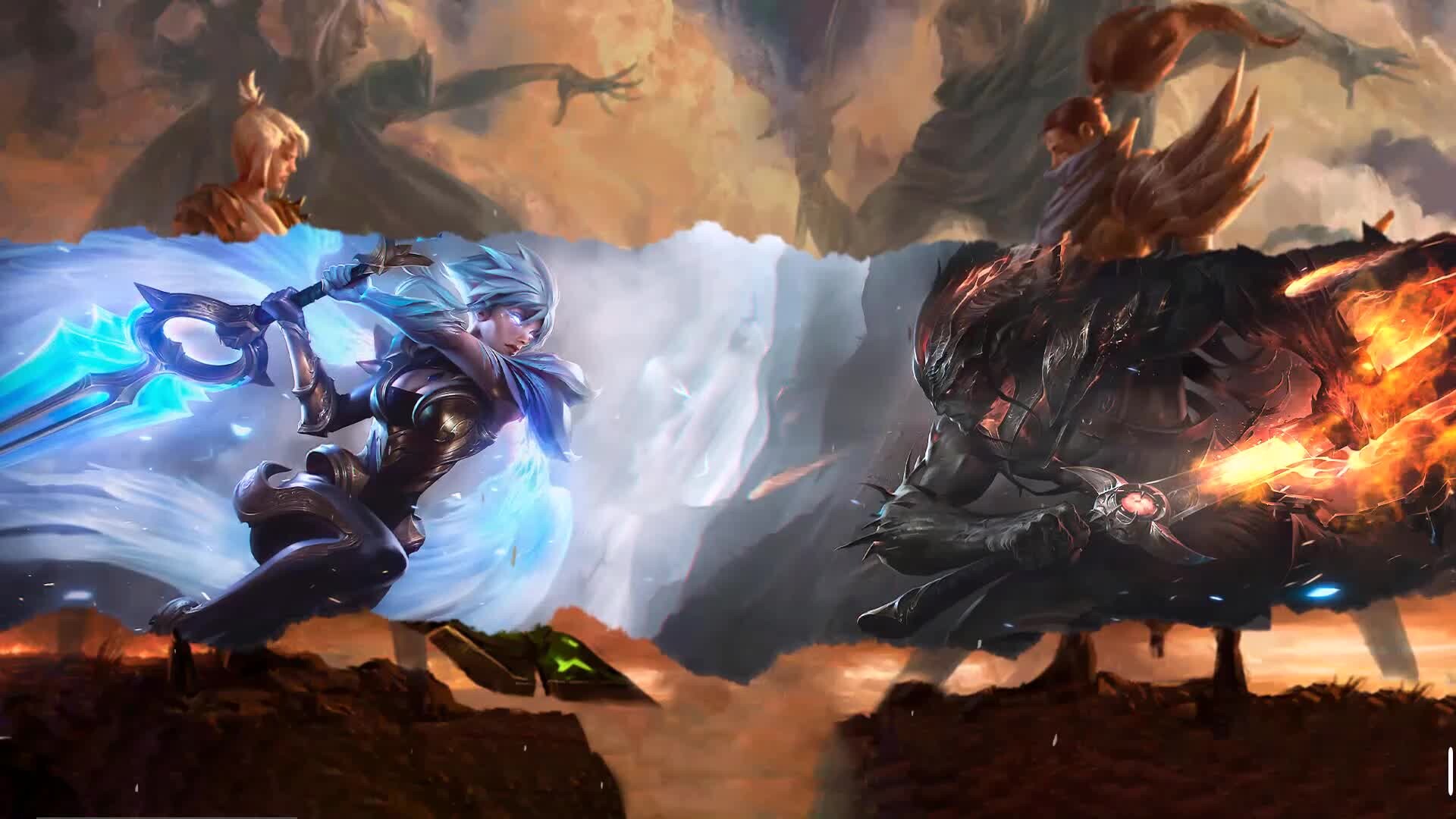 ArtStation - Riven vs yasuo animated