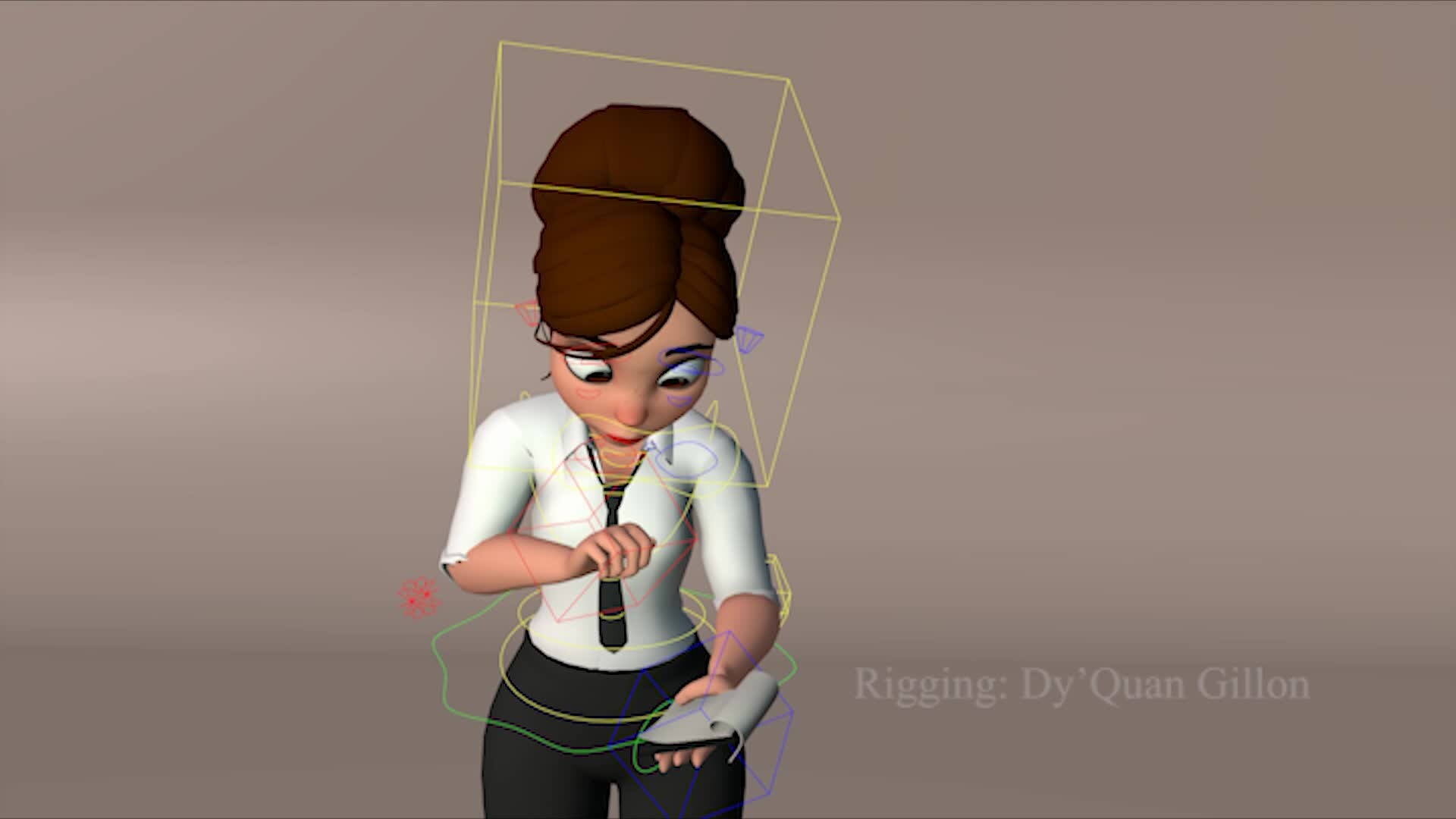 ArtStation - Waitress Rig