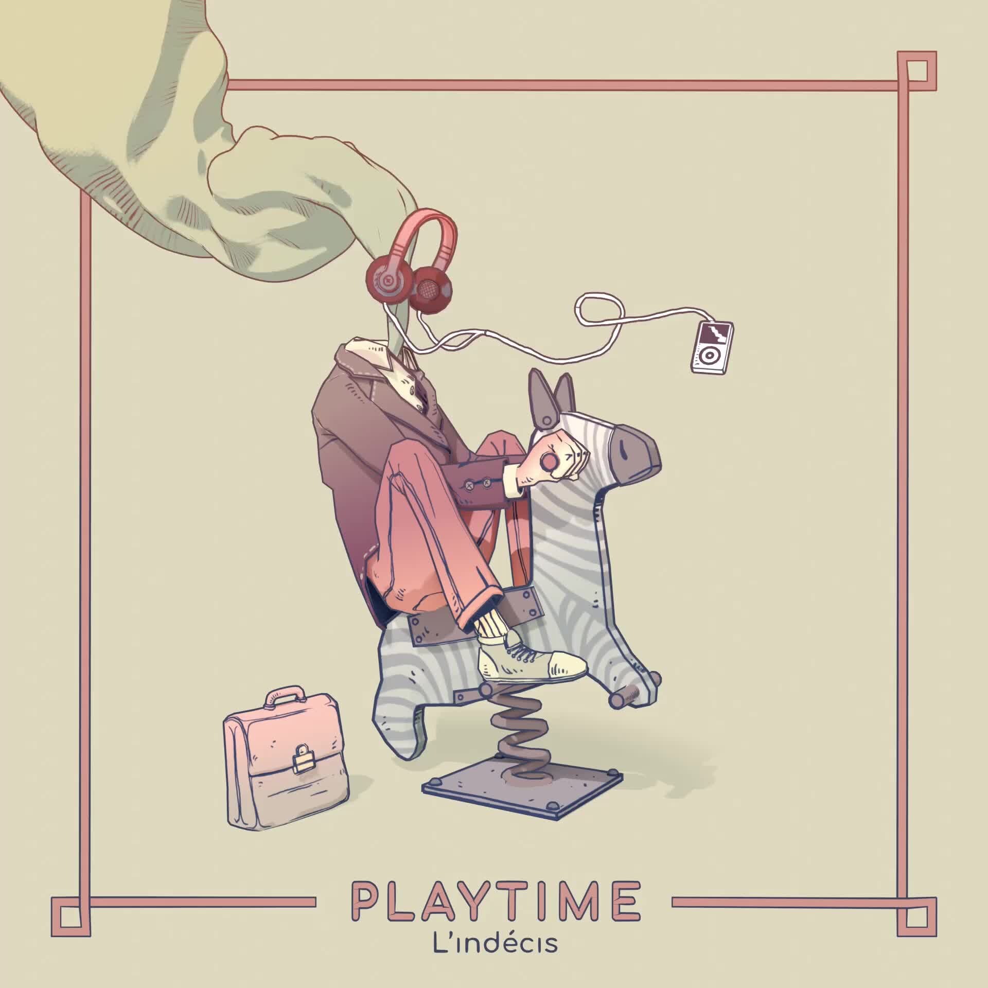 ArtStation - Lindecis - Animated Playtime album cover art