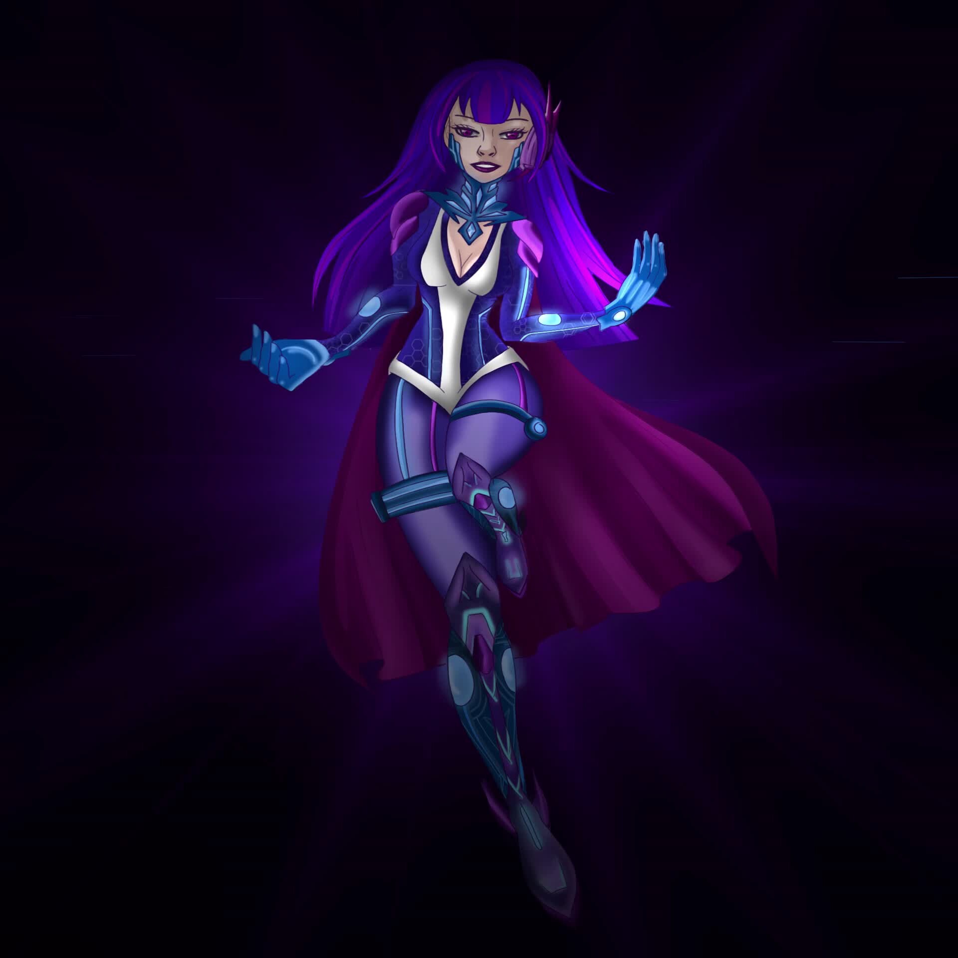 ArtStation - FanArt Zee Zatara / DC Super Hero Girls