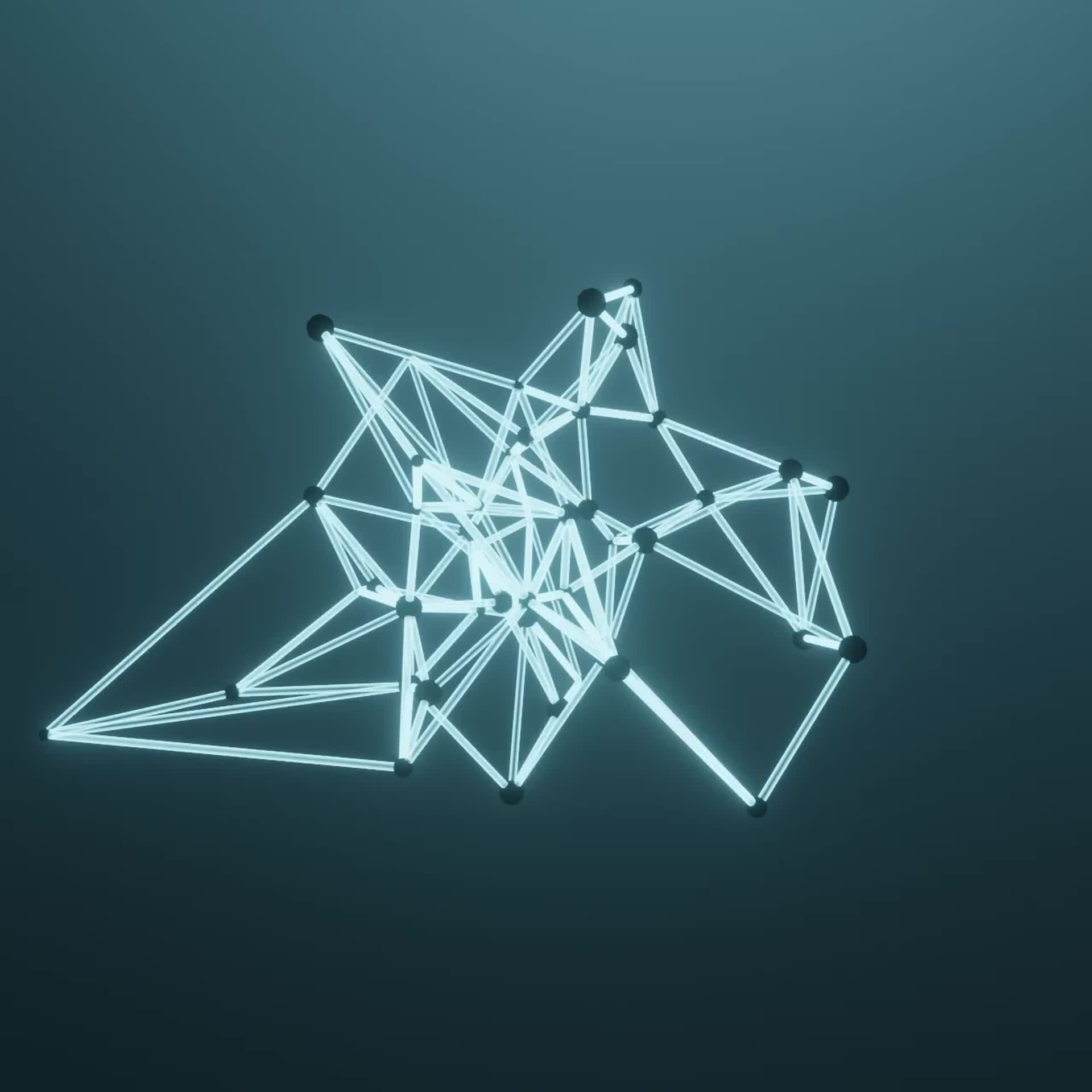 ArtStation - looping plexus effect animation