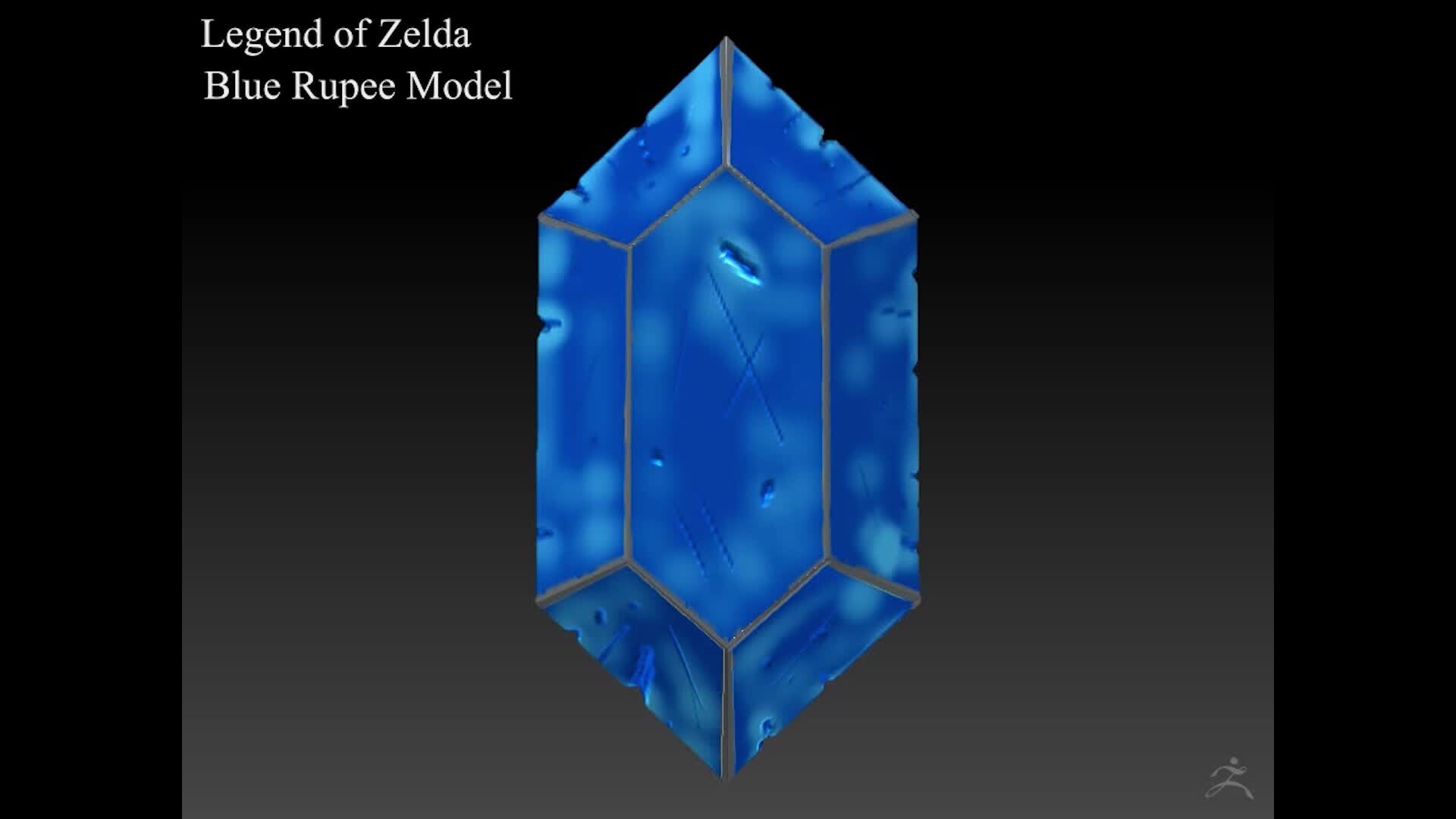 ArtStation - Blue Rupee