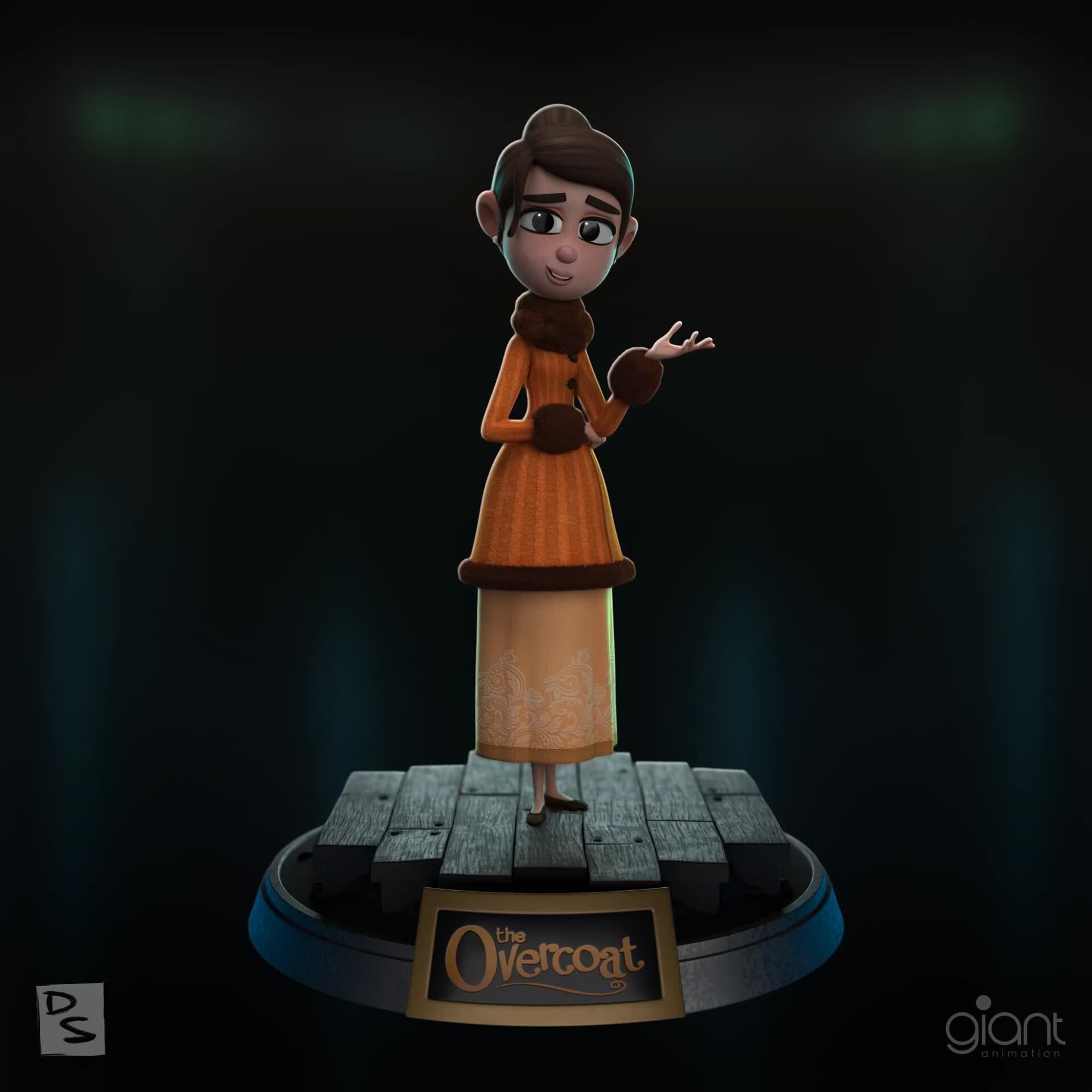 ArtStation - THE OVERCOAT ( ANNA )