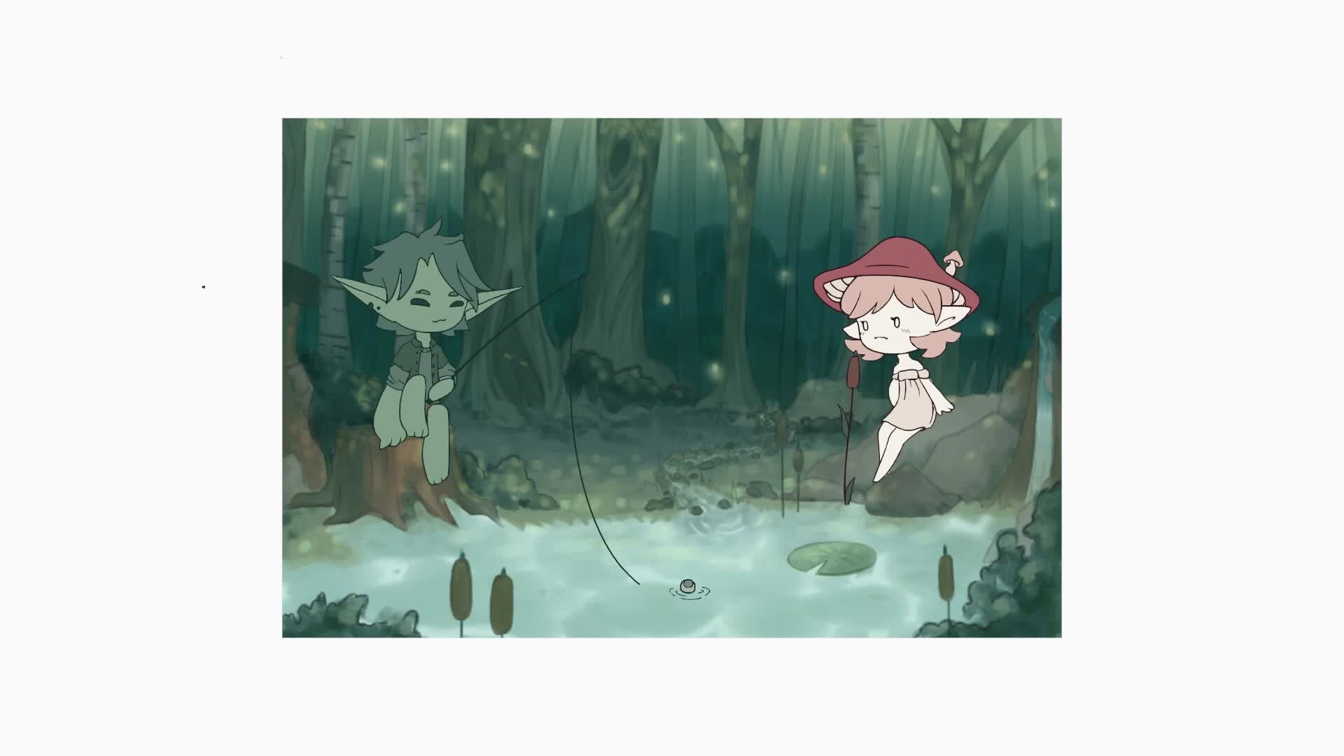 ArtStation - mushroom and goblin