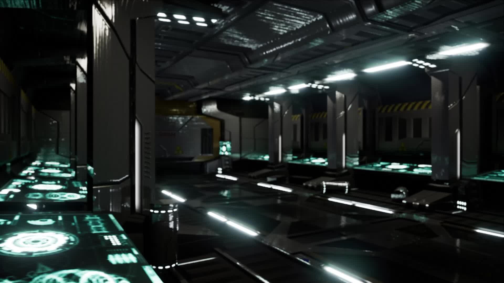 ArtStation - Unreal Sci-fi Lighting Test