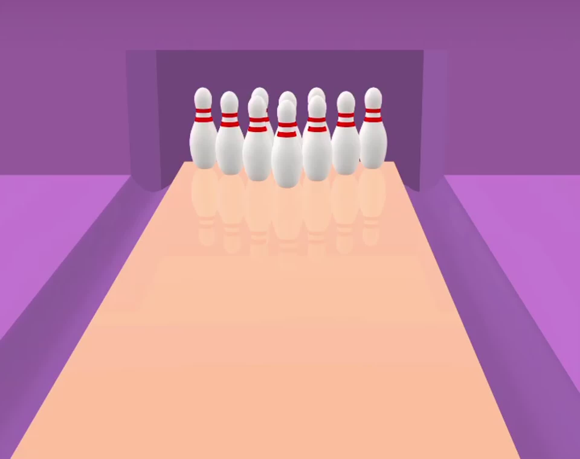 ArtStation - 3D Bowling Strike Animation