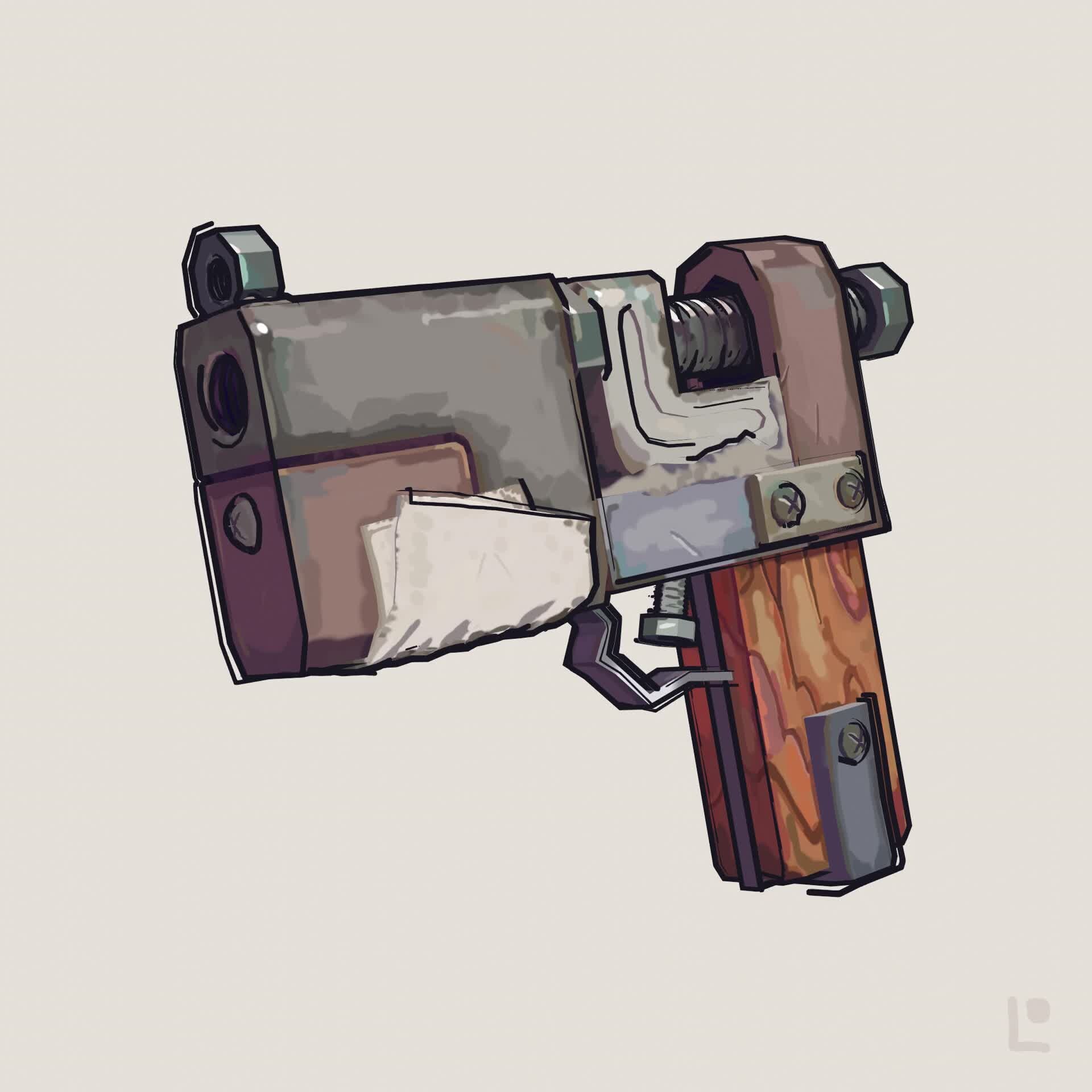 ArtStation - Junk Gun