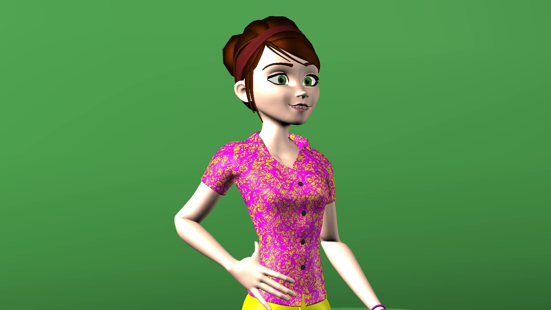 ArtStation - Jennifer Almendarez animation studies/talking_girl