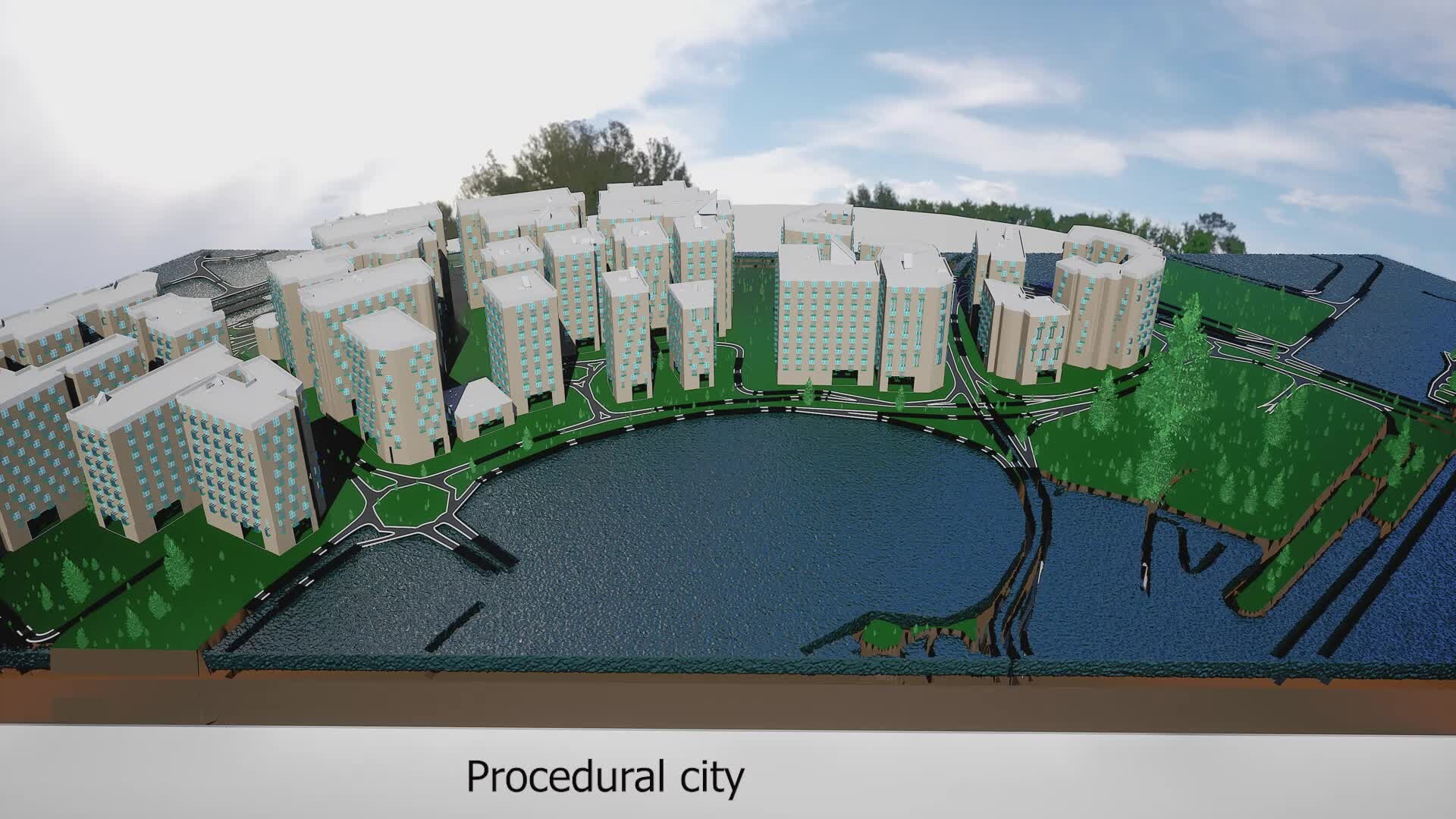 ArtStation - Procedural city