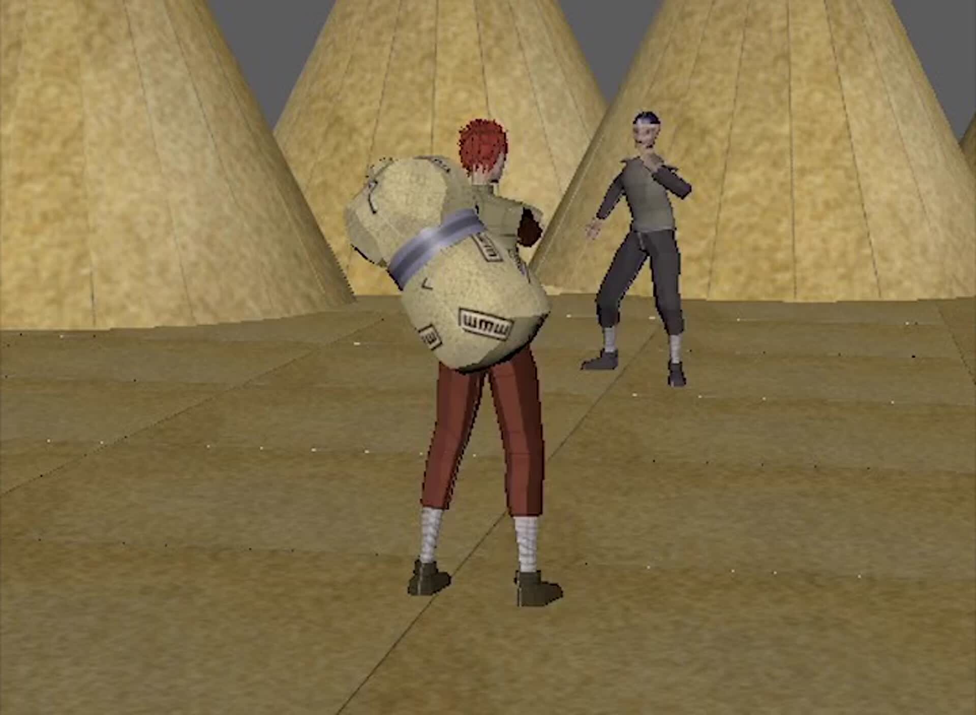 ArtStation - Naruto Gaara Attack animation