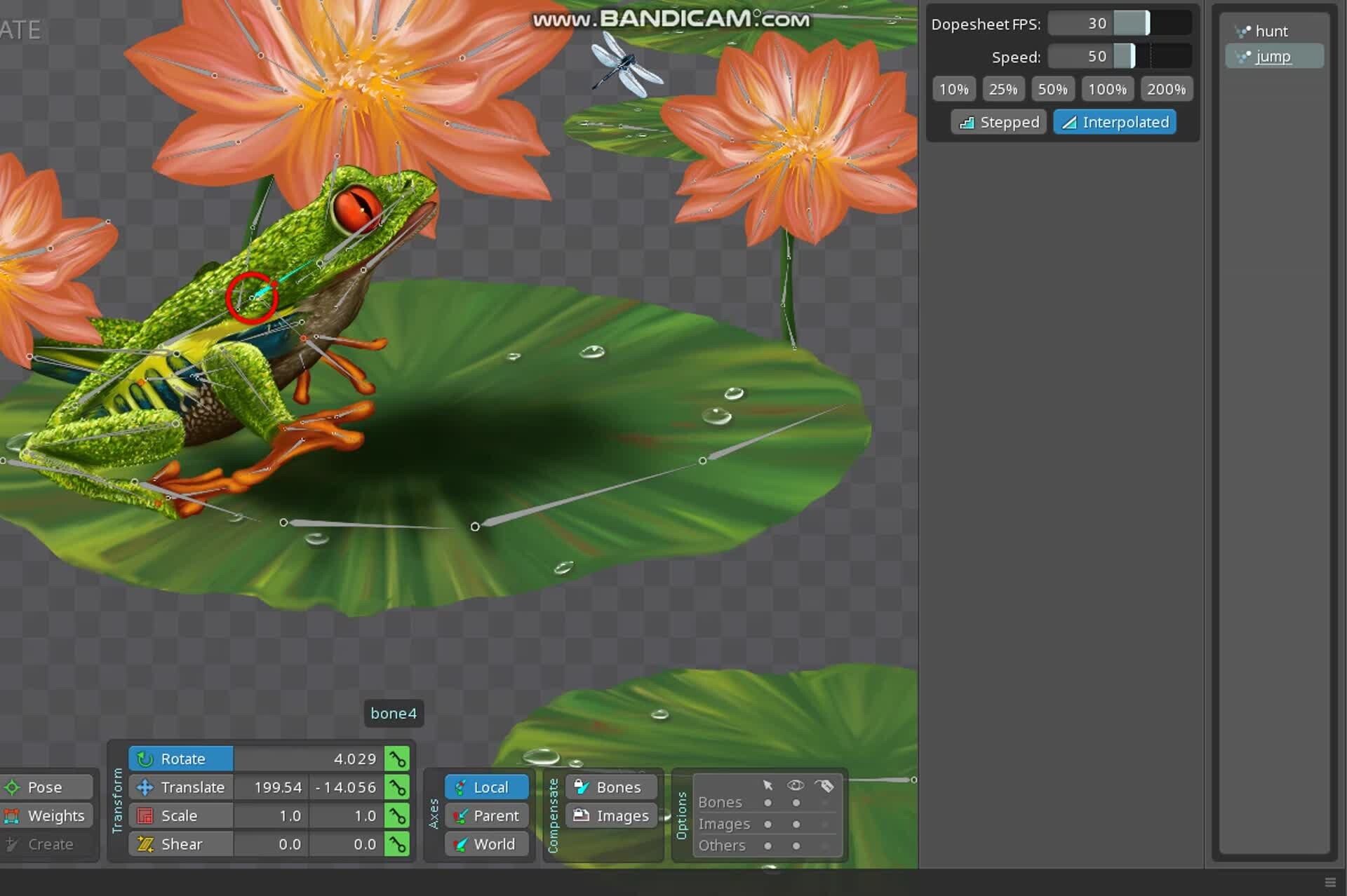 ArtStation - Frog Spine 2d animation