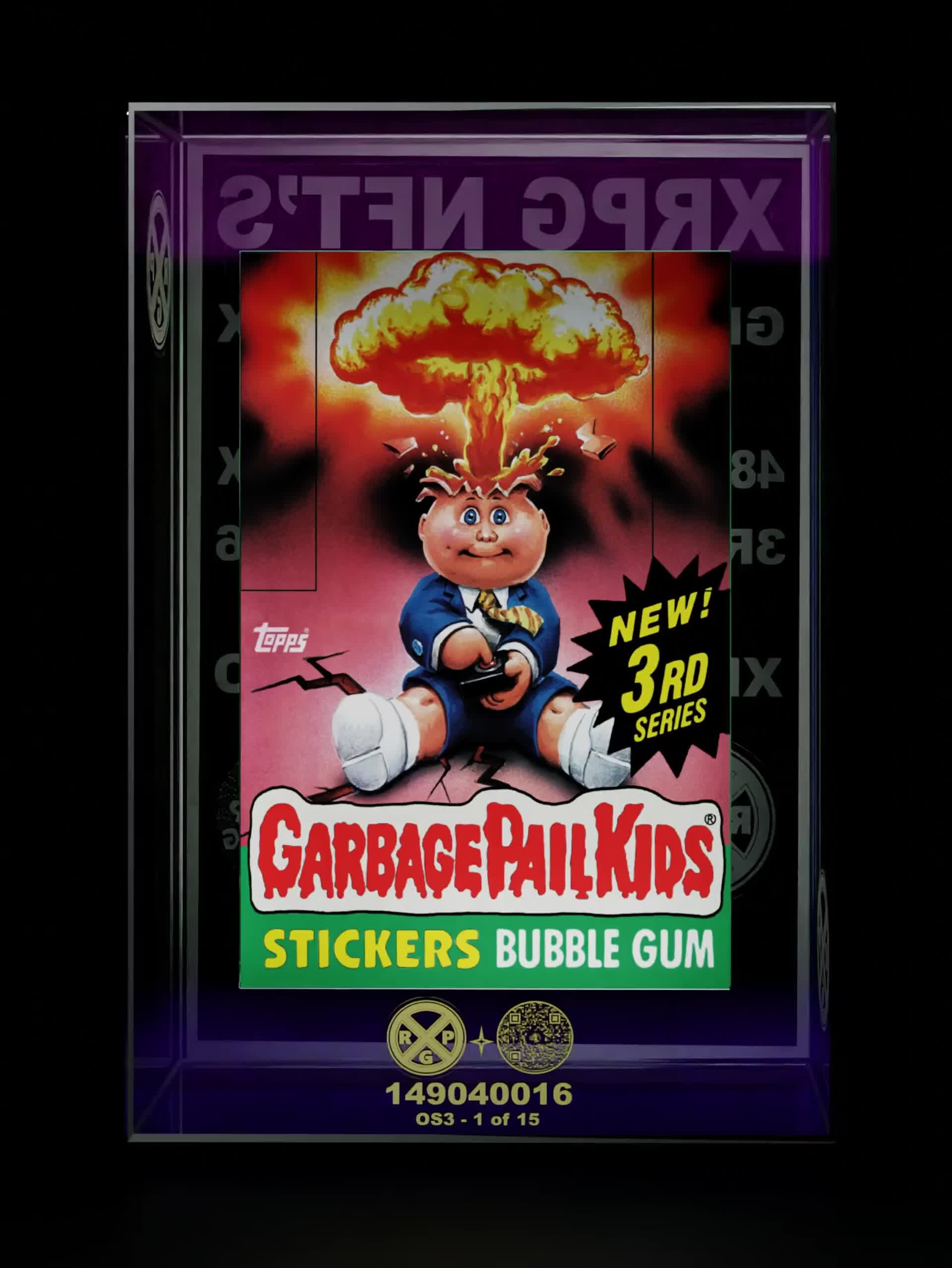 ArtStation - GPK OS3 THIRD SERIES WAX BOX NFT PROOF OF WORK