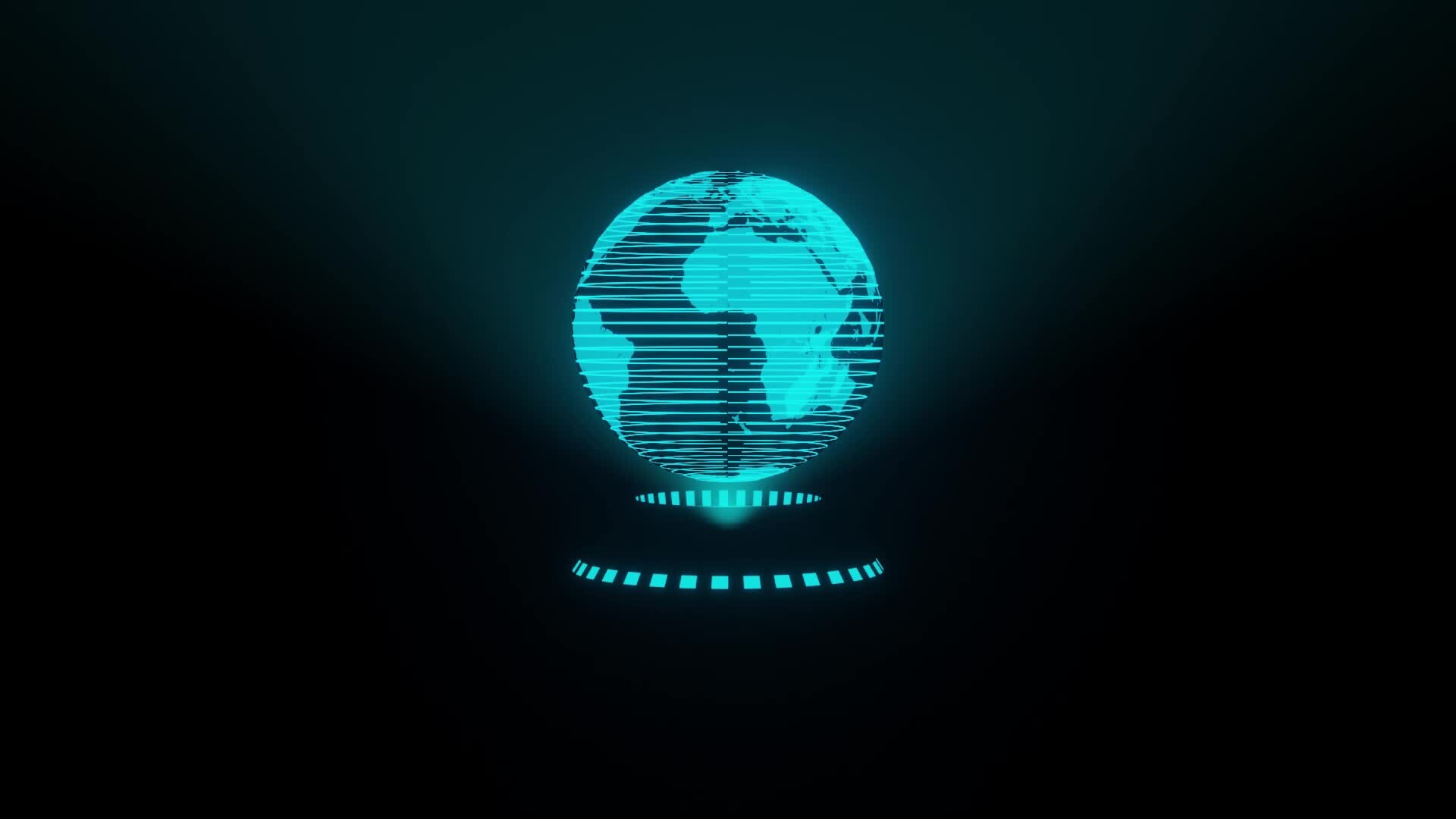 ArtStation - Earth hologram