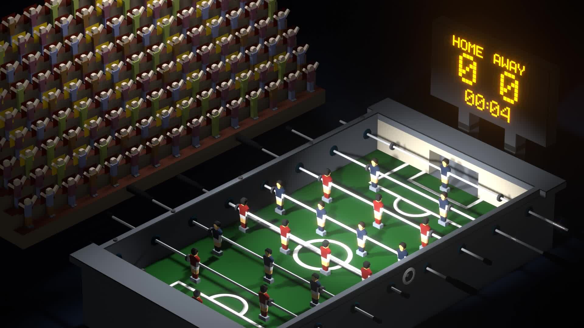 ArtStation - Low-poly soccer match