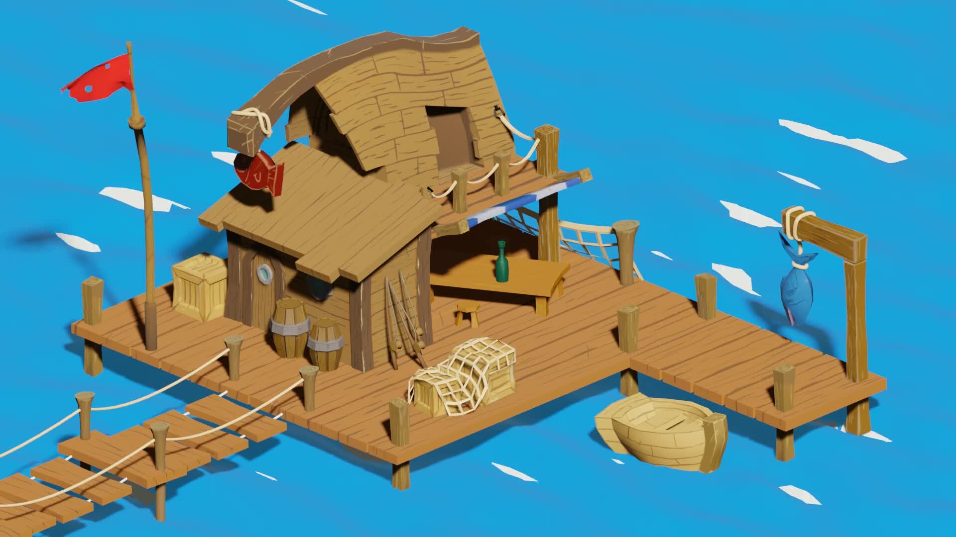 ArtStation - The Fisherman's House