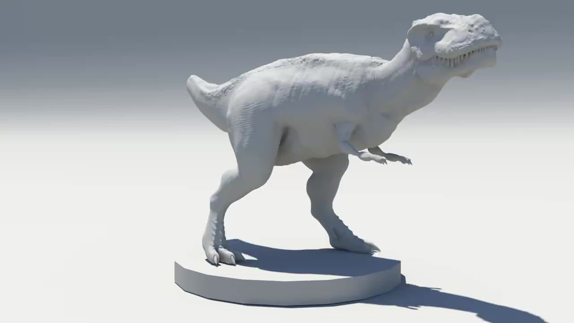 ArtStation - T. rex turnaround